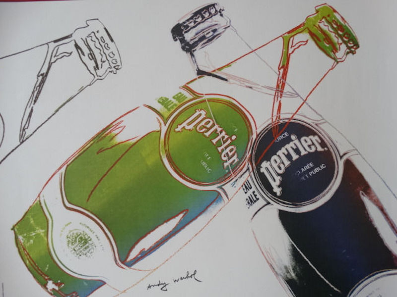 Andy WARHOL - Perrier, 1983 - Impression Offset - Art contemporain - Plazzart