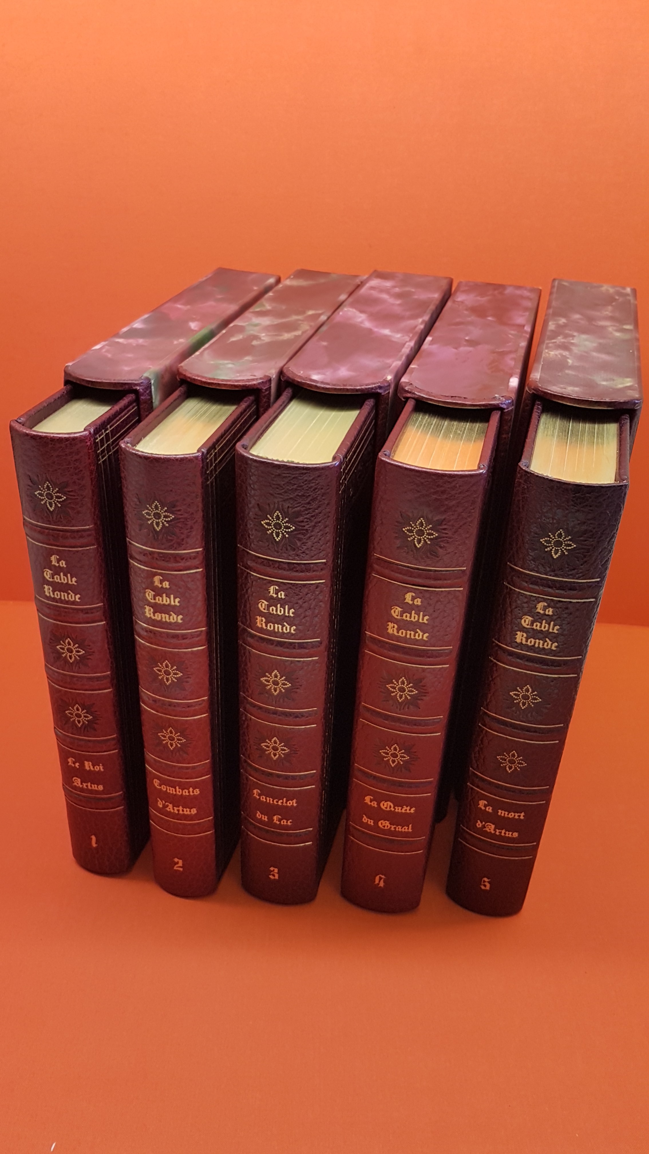 Joseph PARDO - Les Romans de la table ronde, 1967/1969 - Cinq volumes ...