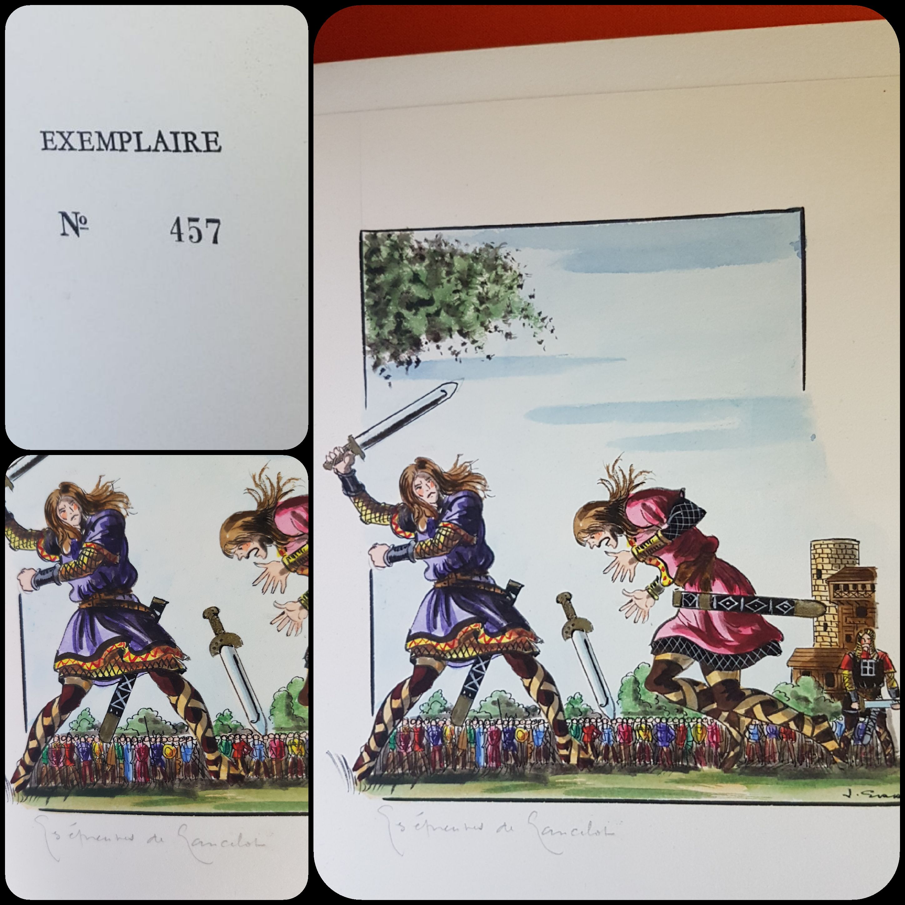 Joseph PARDO - Les Romans de la table ronde, 1967/1969 - Cinq volumes ...