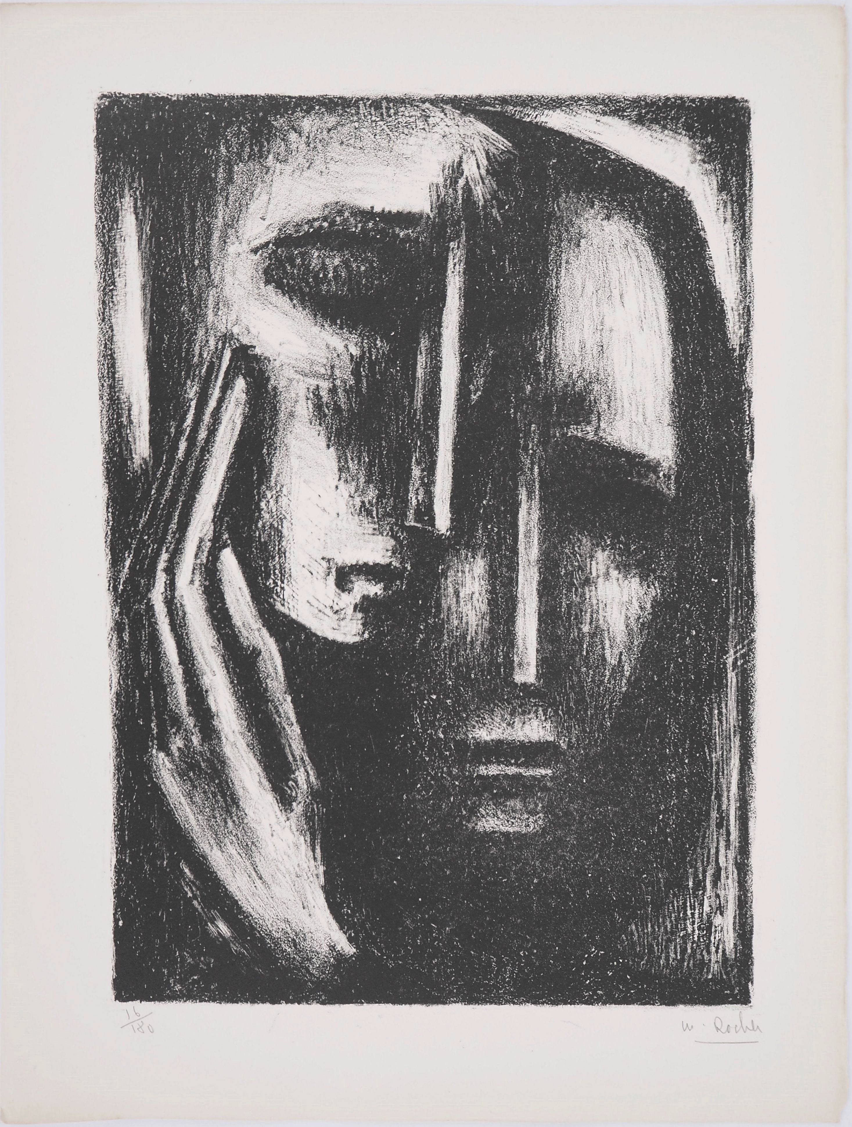 Maurice ROCHER : Amour, 1950 - Lithographie originale signée signée au ...