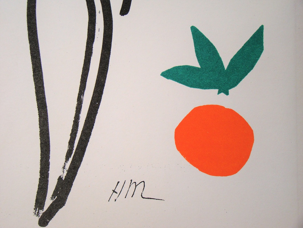 Henri MATISSE (after) - Nu Aux Oranges, 1958 - Lithograph monogrammed ...