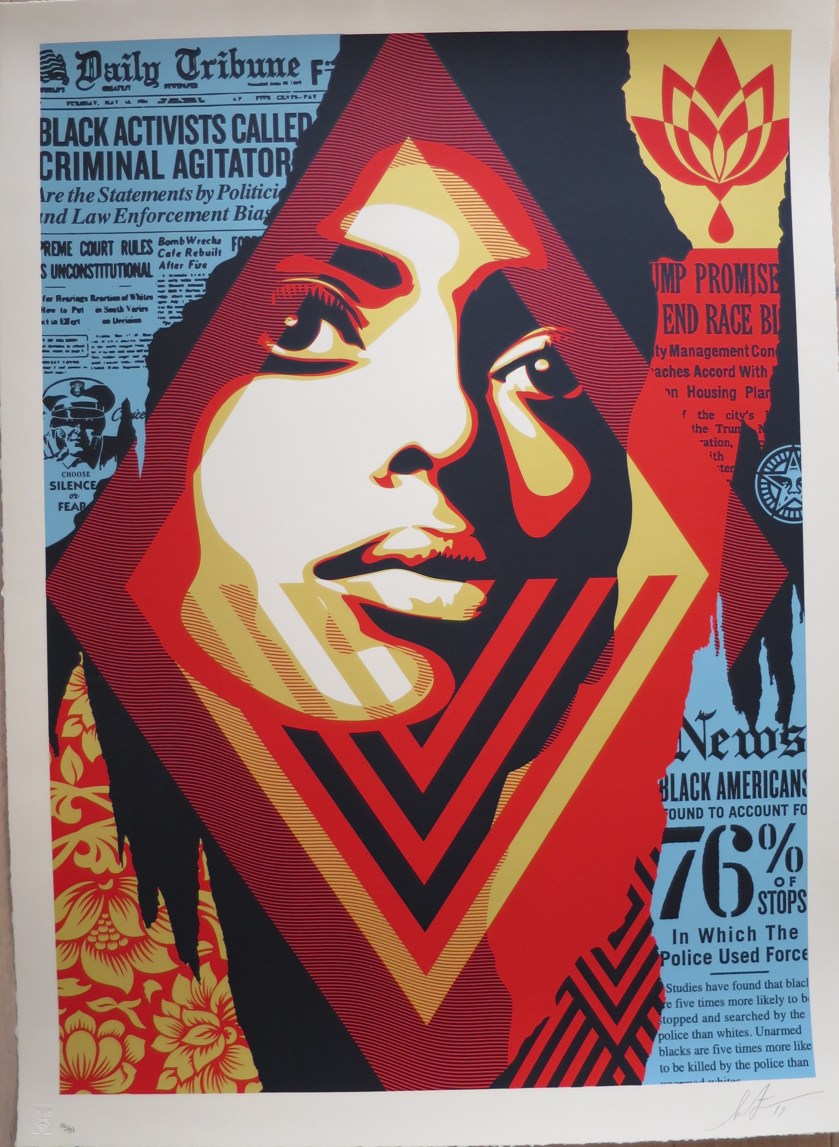 Shepard FAIREY (Obey) - A bias By Numbers 2019 - Hand signed ...