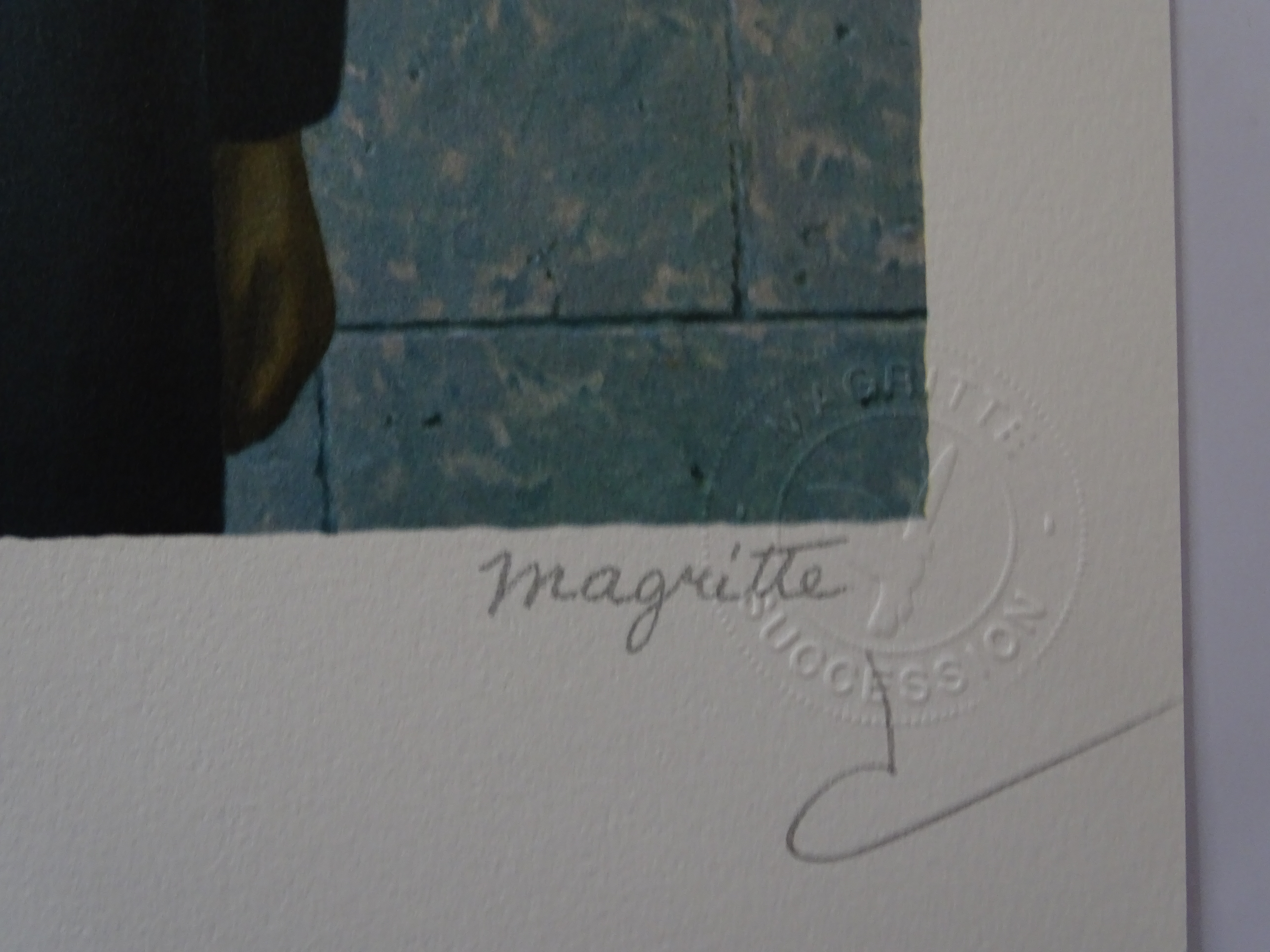 René MAGRITTE (d'après) - L'Entrée en Scène - Lithographie - Art ...