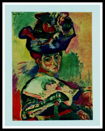 Discorso eredità ondeggiare donna con il cappello matisse Taccuino ...