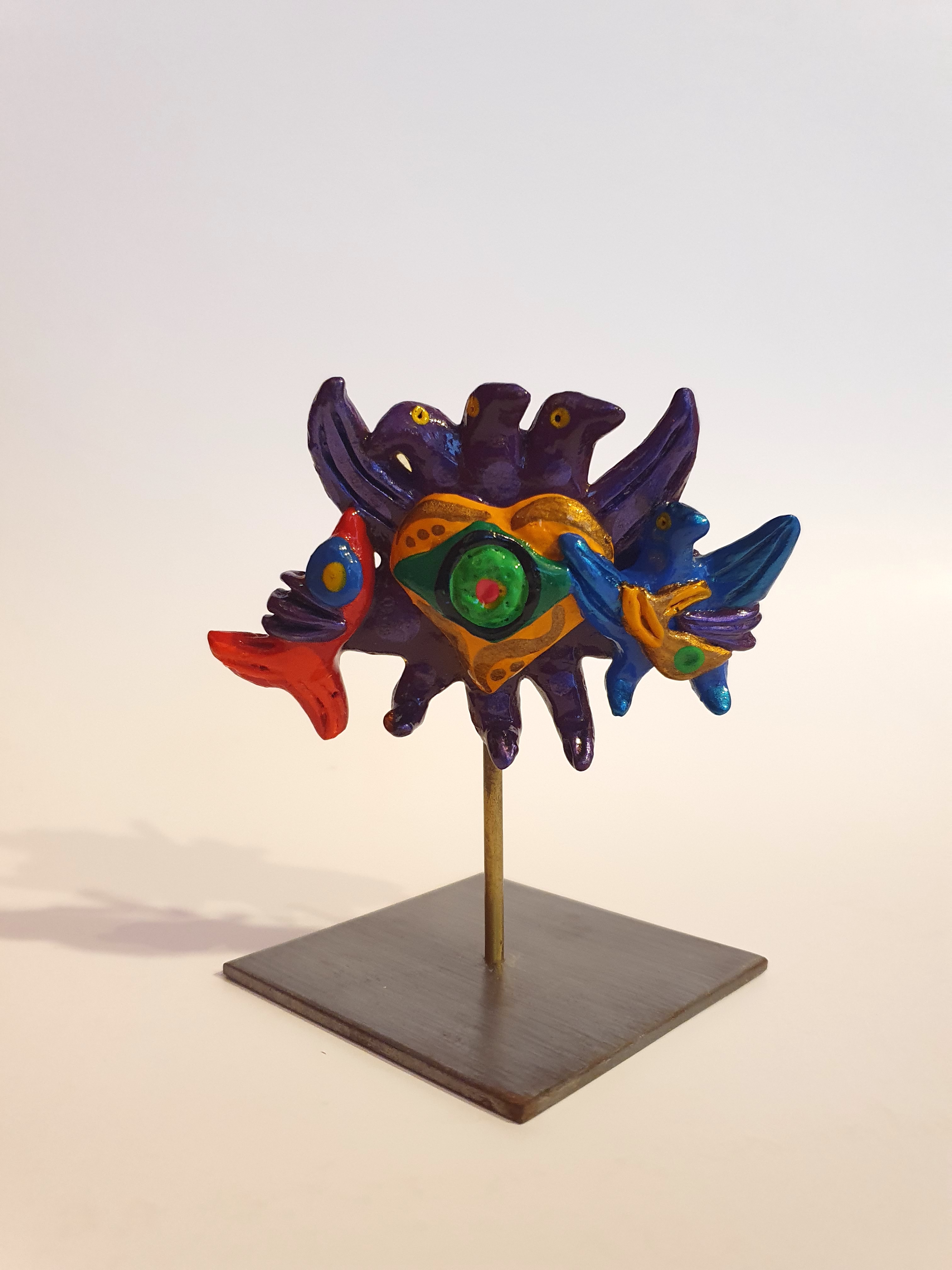 Federica MATTA - Broche en résine - Art contemporain - Plazzart