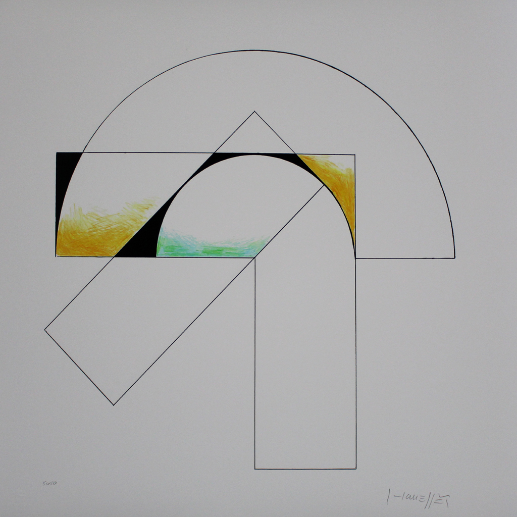 Gottfried HONEGGER - Composition, 2015, Impression signée - Art ...
