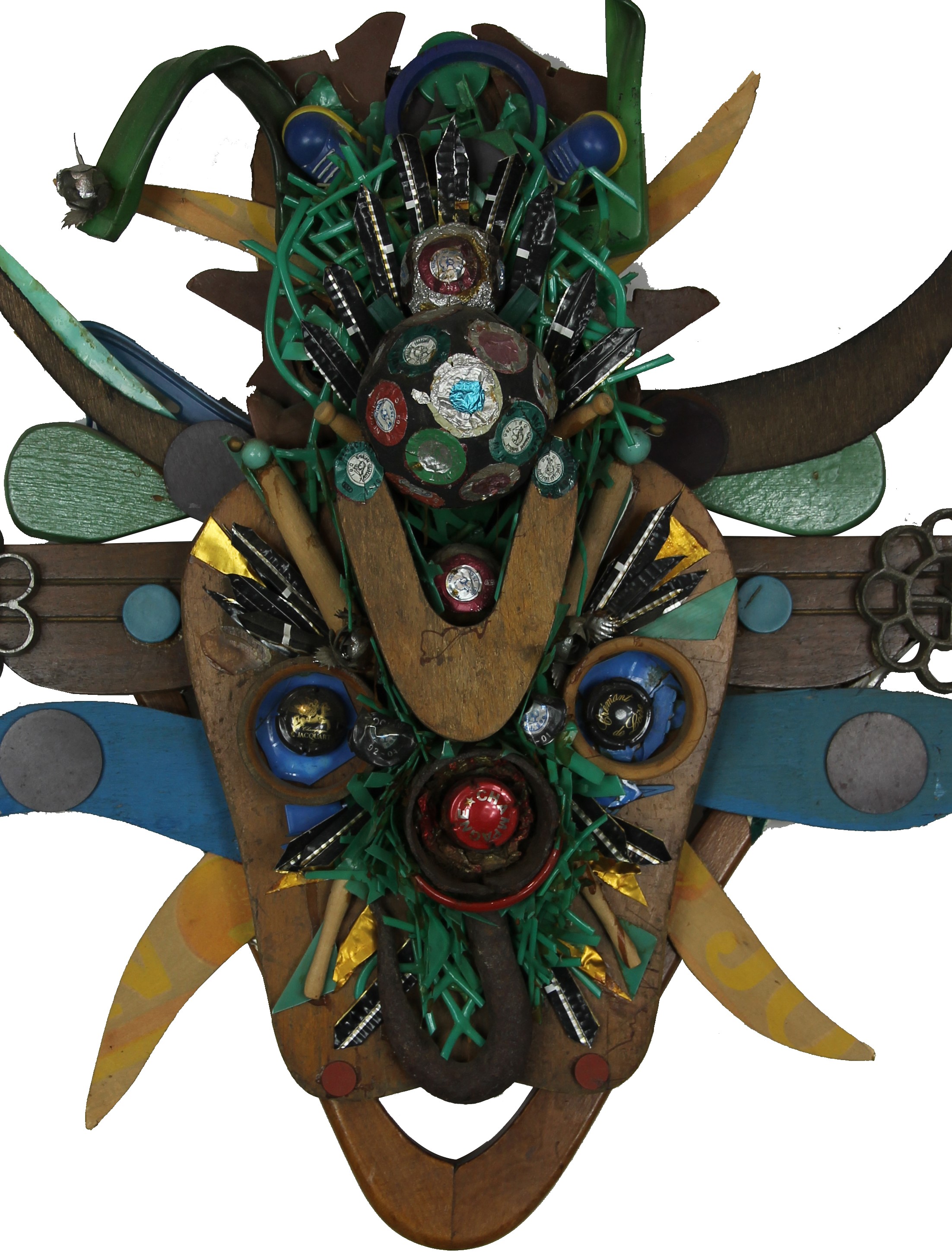 Simone Le Carré-Galimard Masque à la boule, 1972 Assemblage d'objet de ...