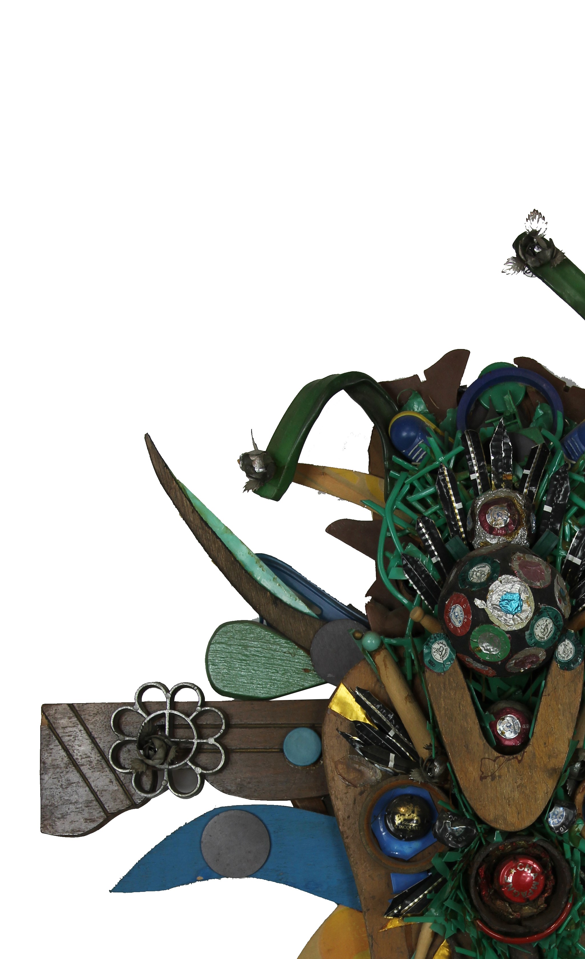 Simone Le Carré-Galimard Masque à la boule, 1972 Assemblage d'objet de ...