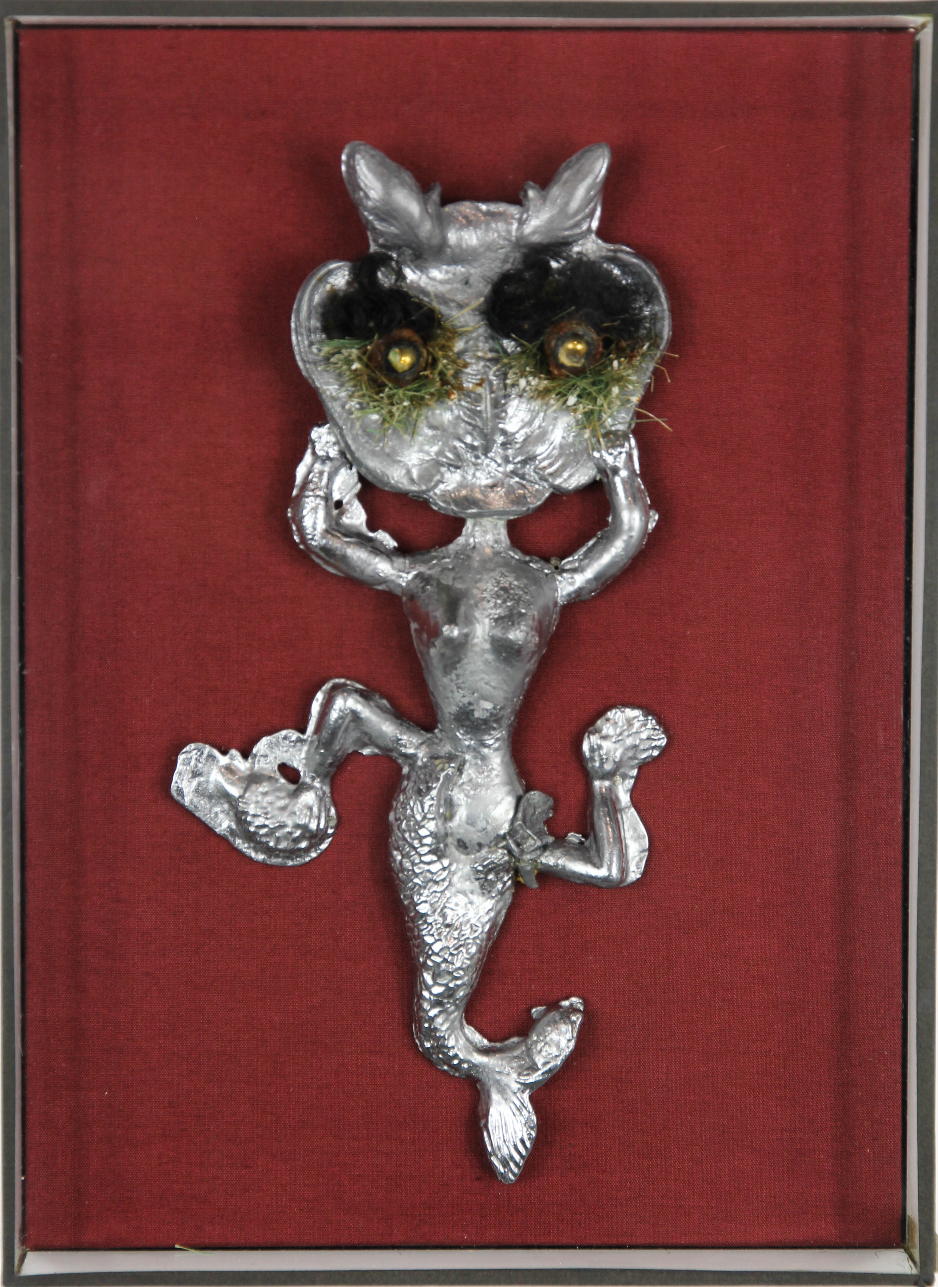 Simone LE CARRE-GALIMARD - Vénus à la tête de chat - Technique mixte ...