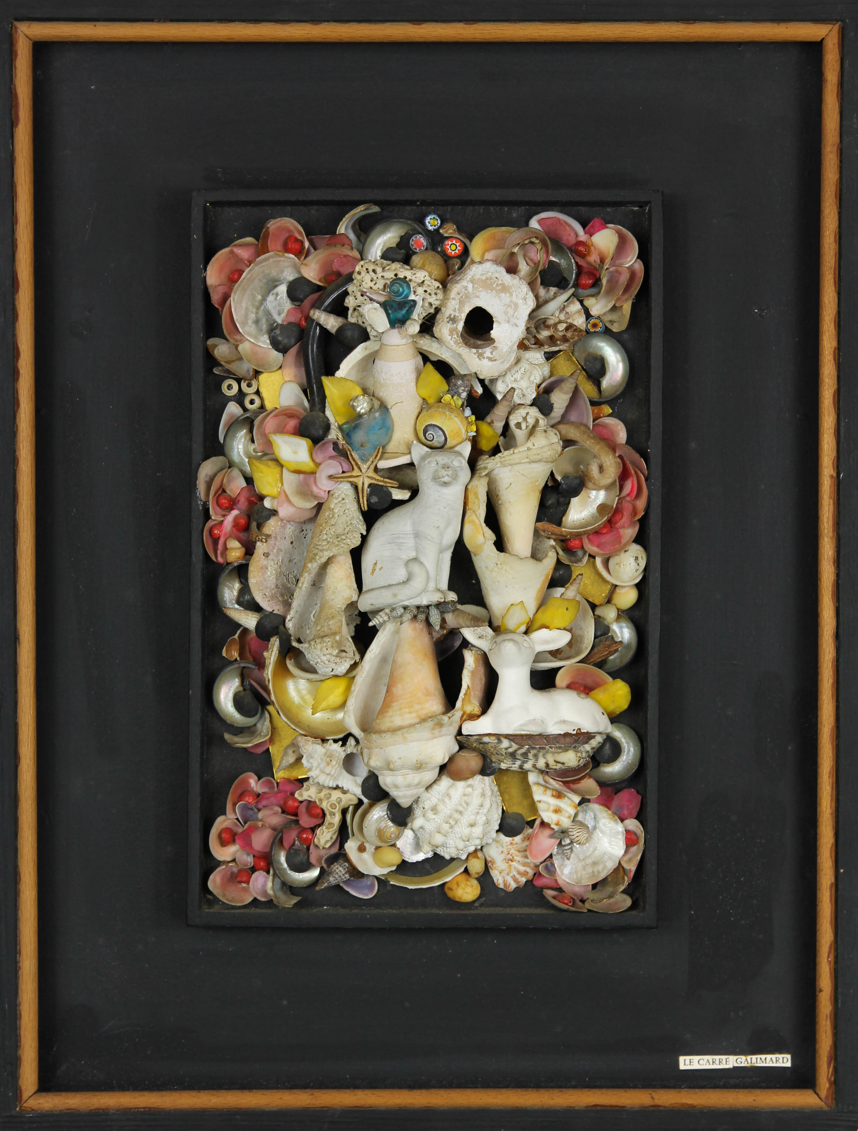 Simone LE CARRE-GALIMARD - Le chat - Technique mixte - Art contemporain ...