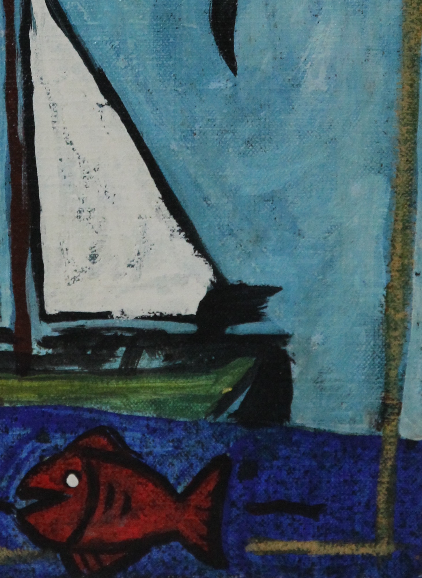 Didier CHENU - Great Frigate - Acrylic on canvas - Revelations - Plazzart