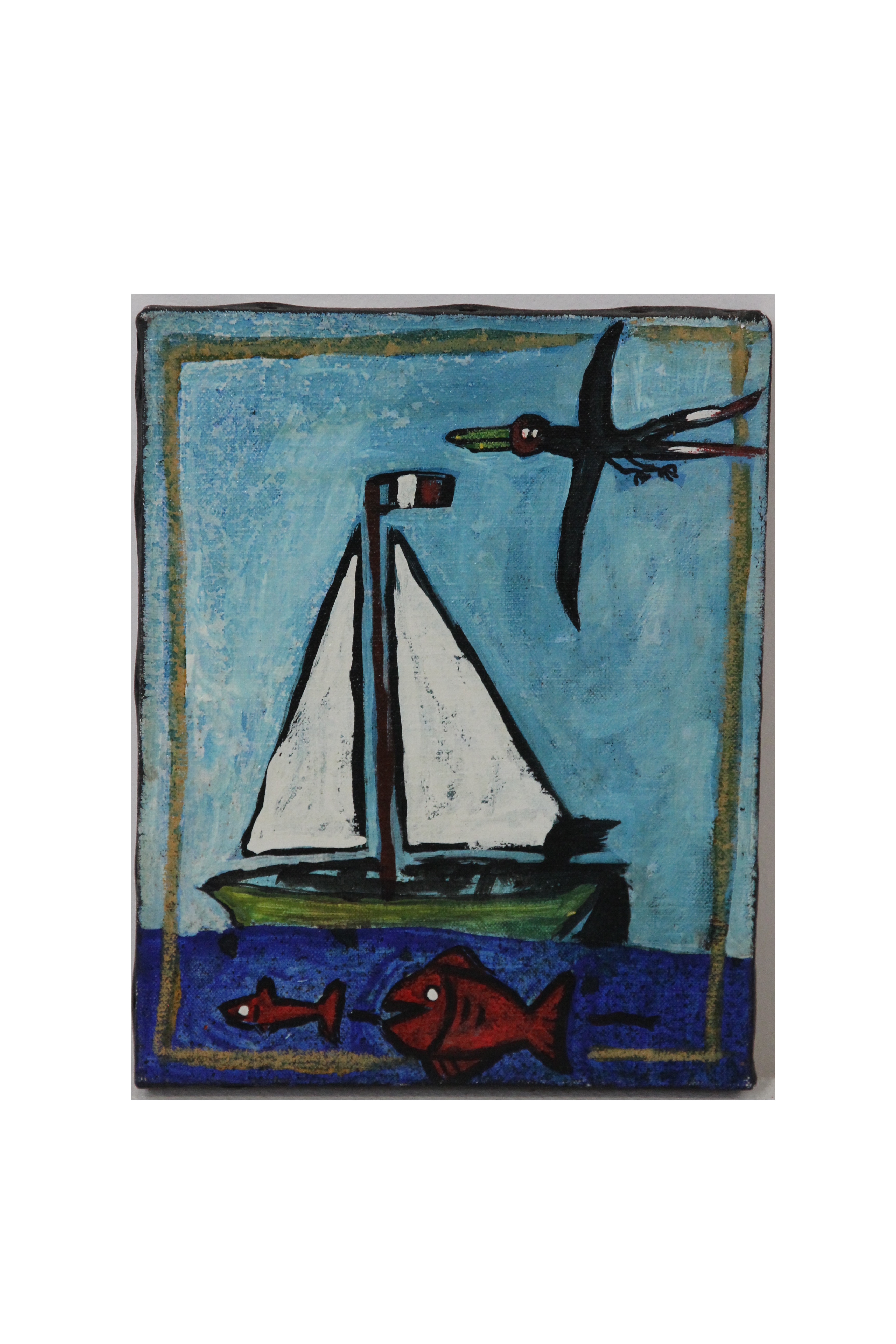 Didier CHENU - Great Frigate - Acrylic on canvas - Revelations - Plazzart