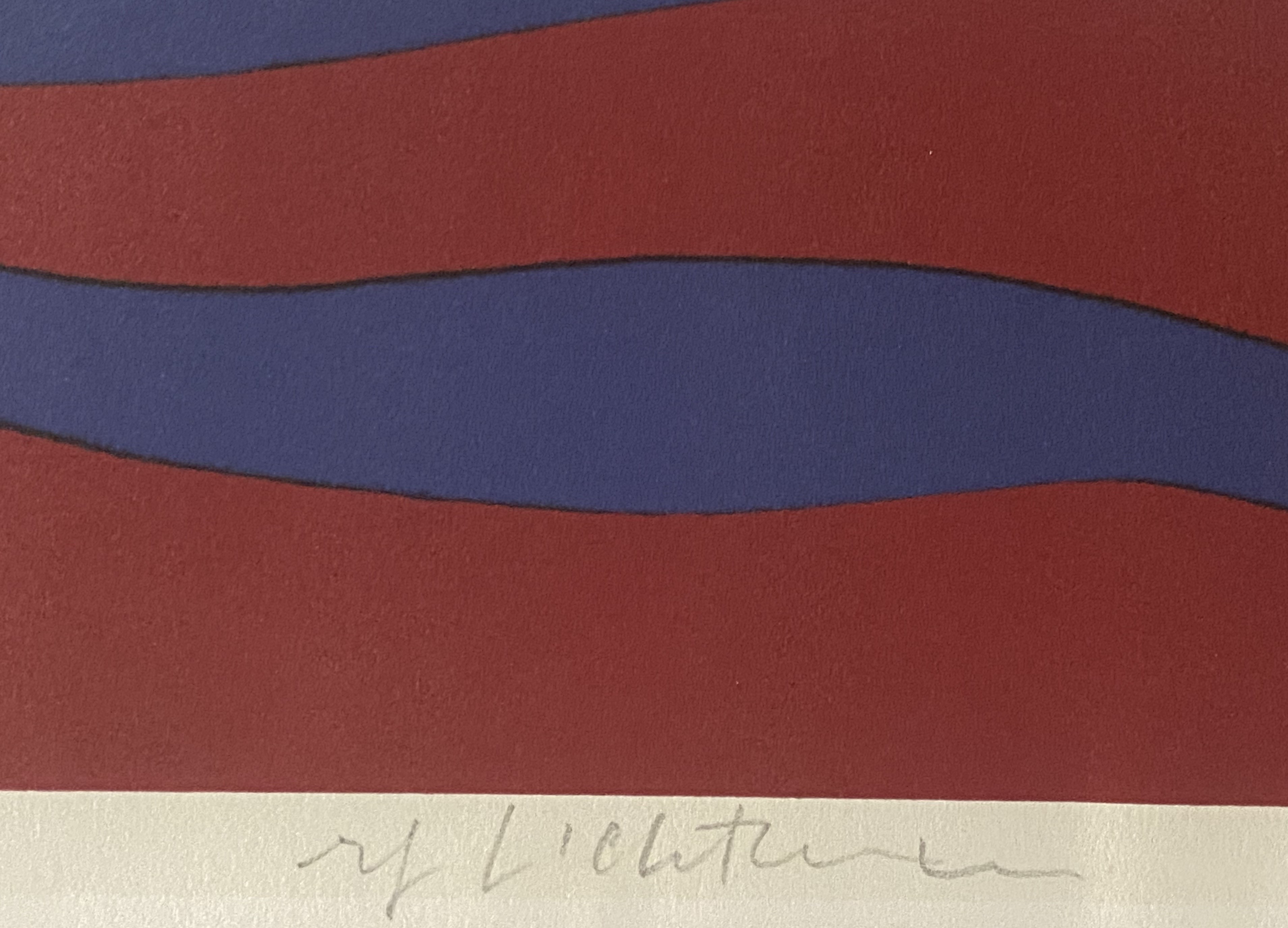 Roy LICHTENSTEIN - Sunrise, 1965 - Hand signed offset lithograph - Contemporary Art - Plazzart