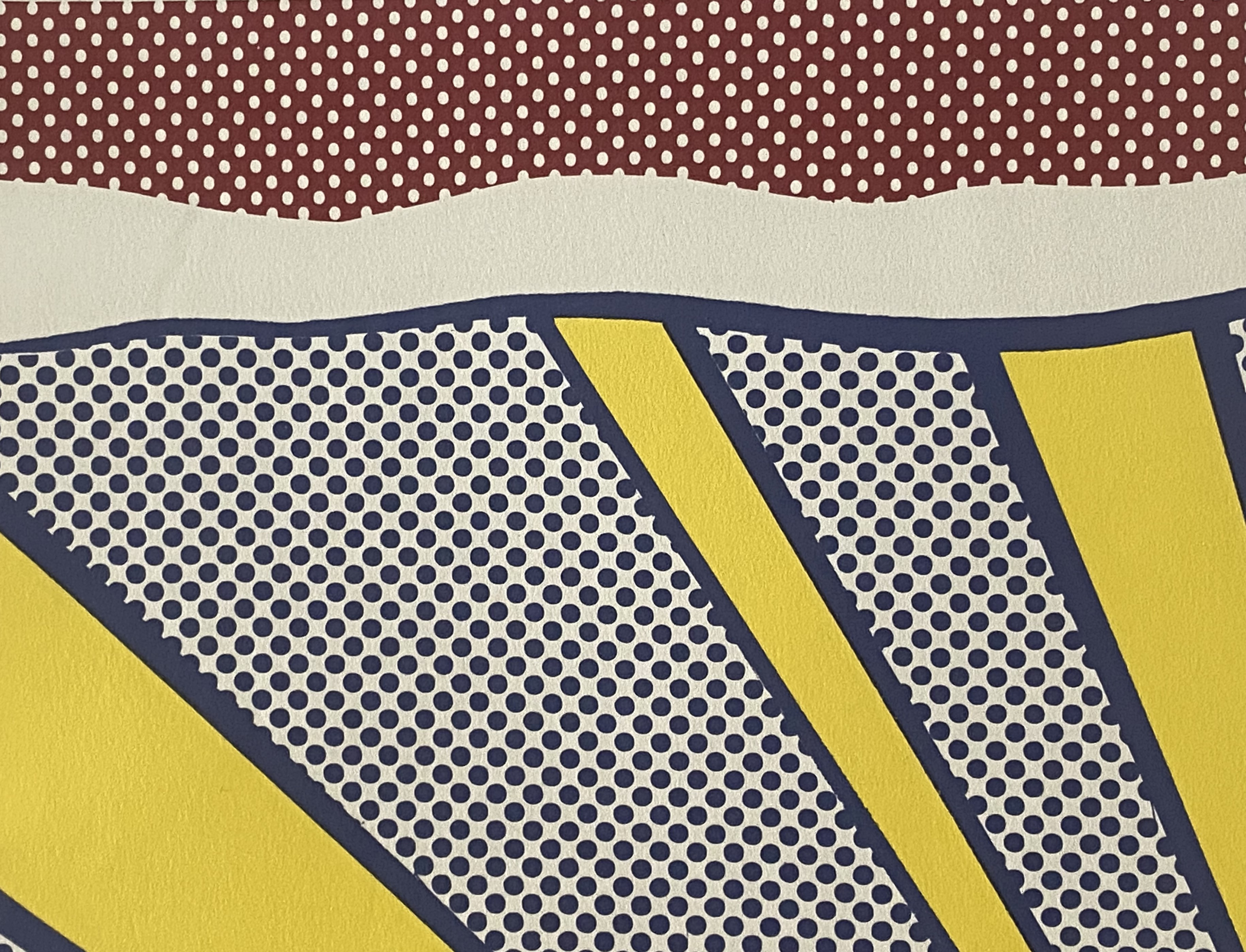 Roy LICHTENSTEIN - Sunrise, 1965 - Hand signed offset lithograph - Contemporary Art - Plazzart