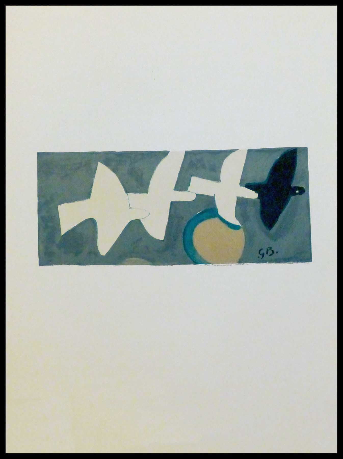Georges BRAQUE (after) - The birds, 1959, lithograph - Post War ...