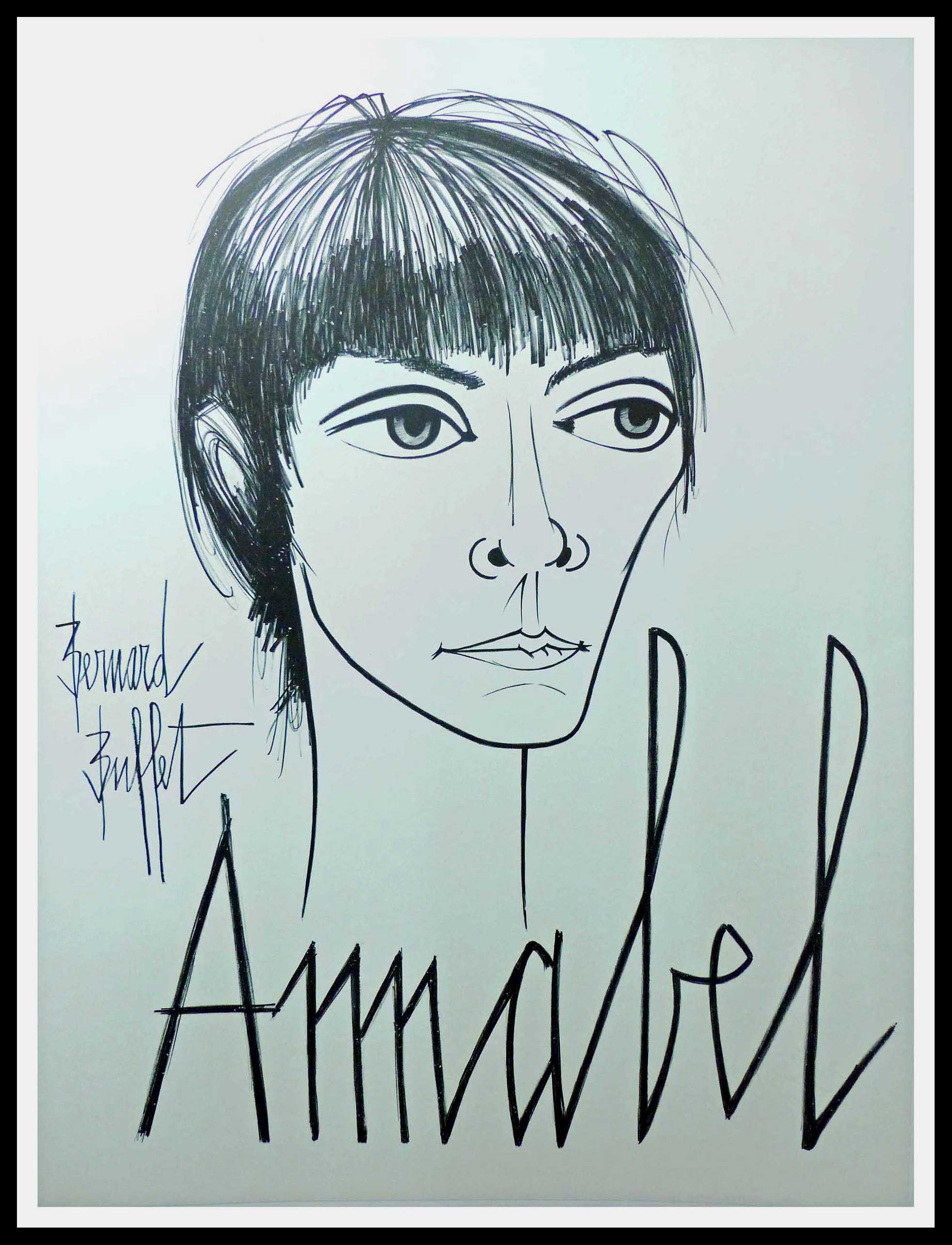 Bernard BUFFET - Annabel, circa 1960 - Affiche lithographique originale ...