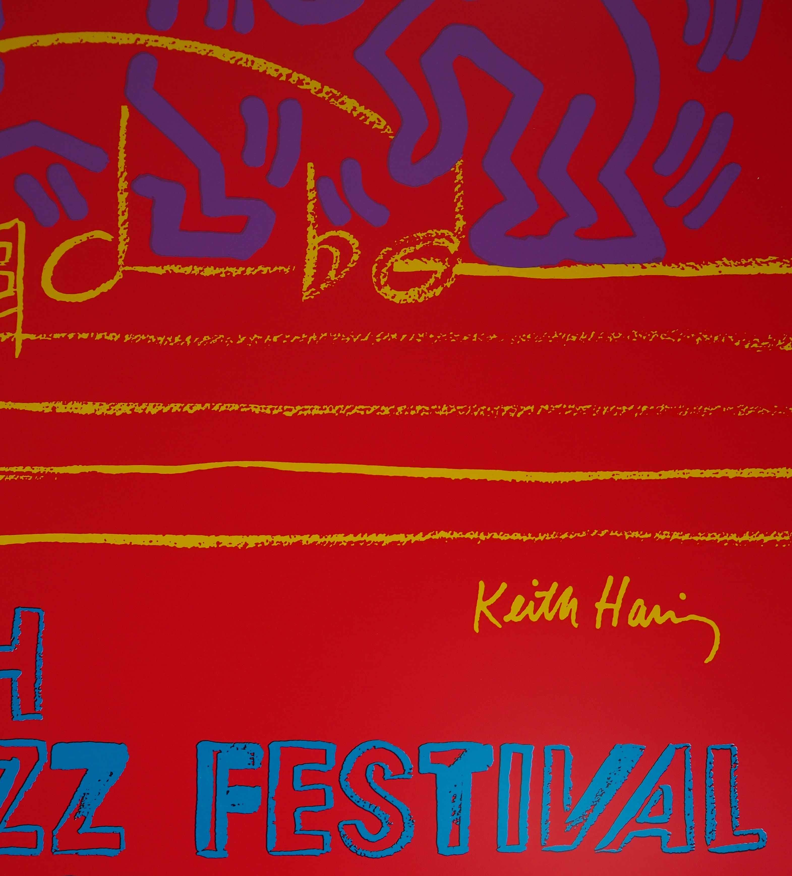 Keith HARING et Andy WARHOL - Dancing on Music Sheet, 1986 ...