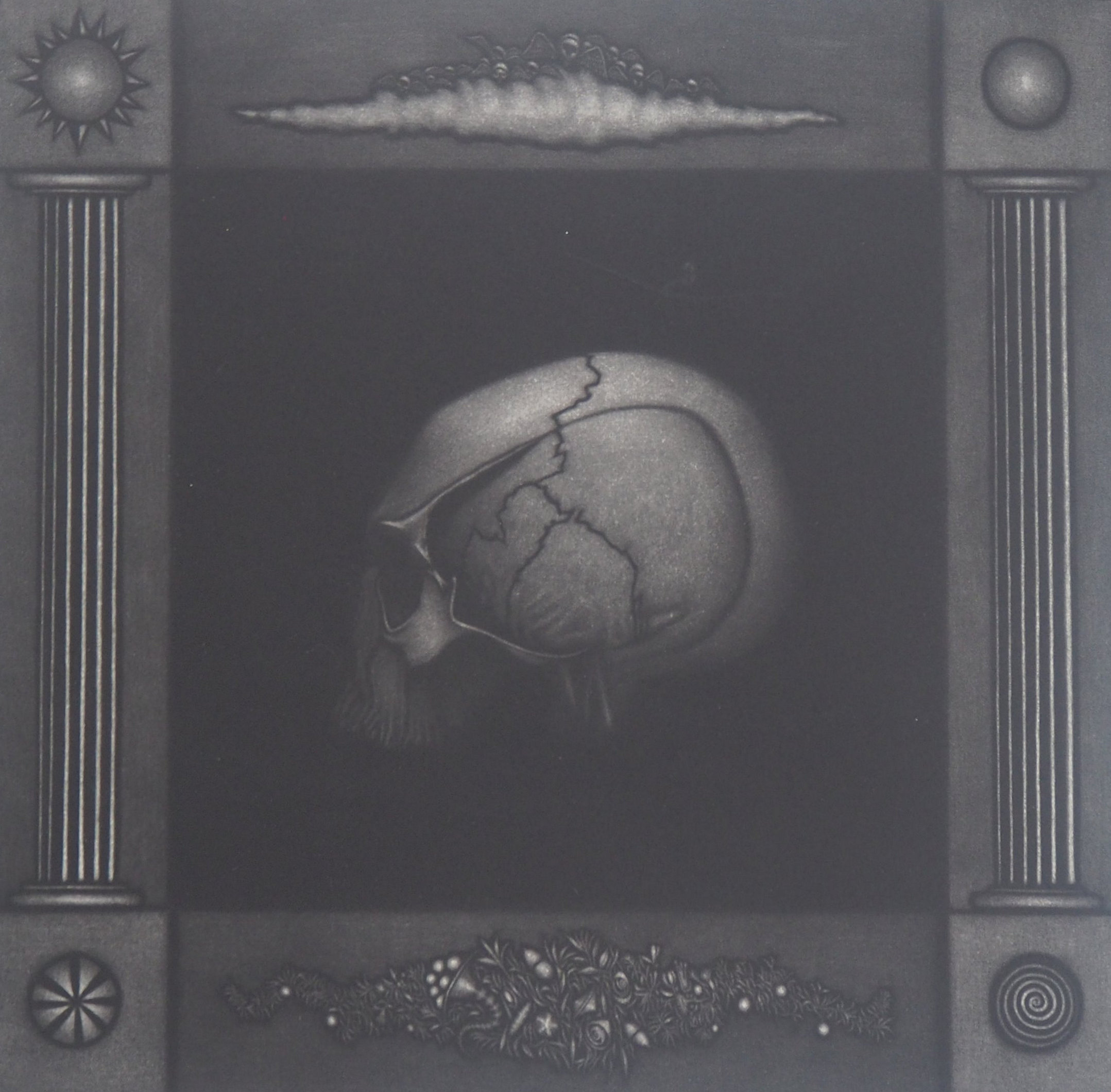 Leonard MARCHANT: Momento Mori - Original etching signed in pencil ...
