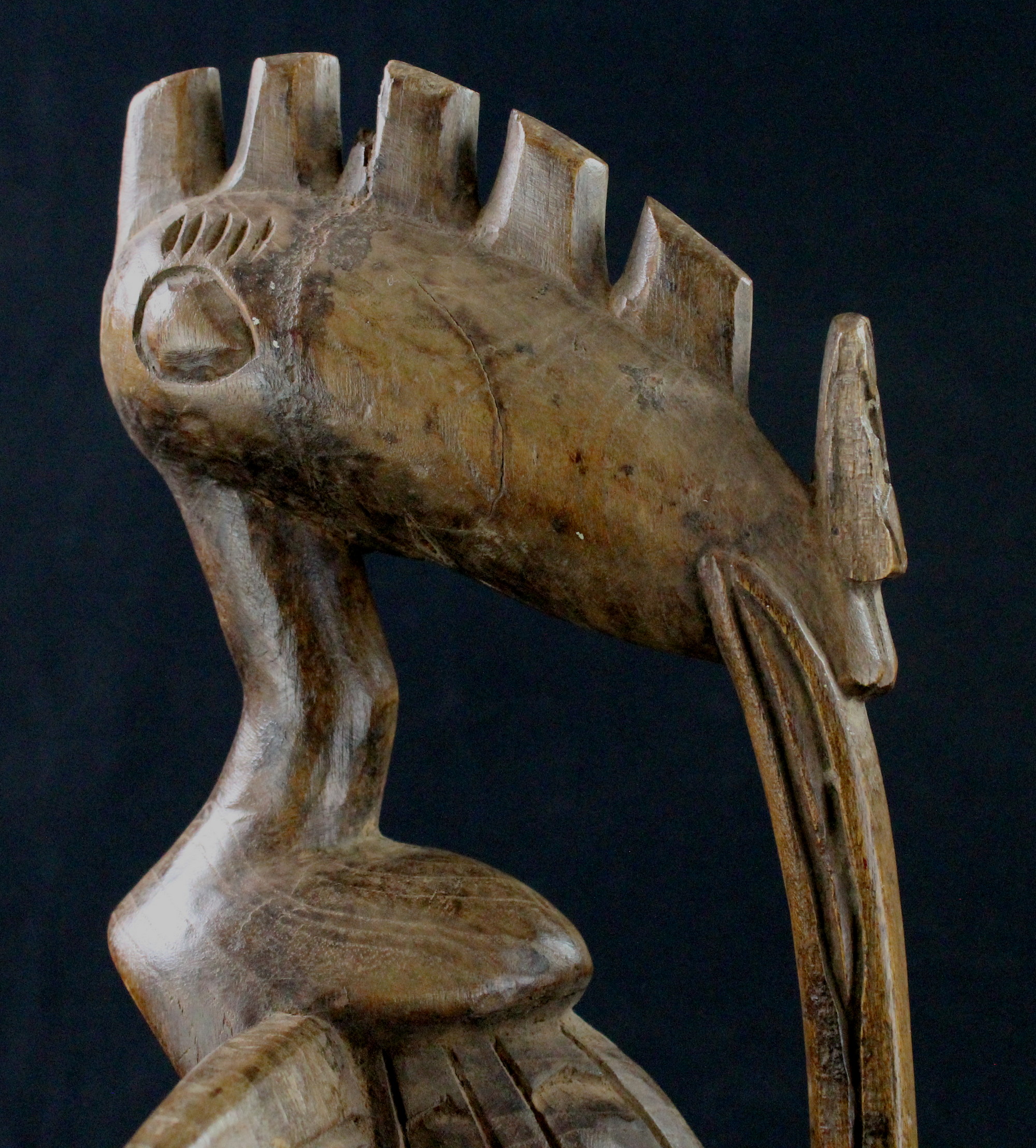 Côte d'Ivoire, Culture Senoufo, Statue d'un Calao - Arts Premiers ...