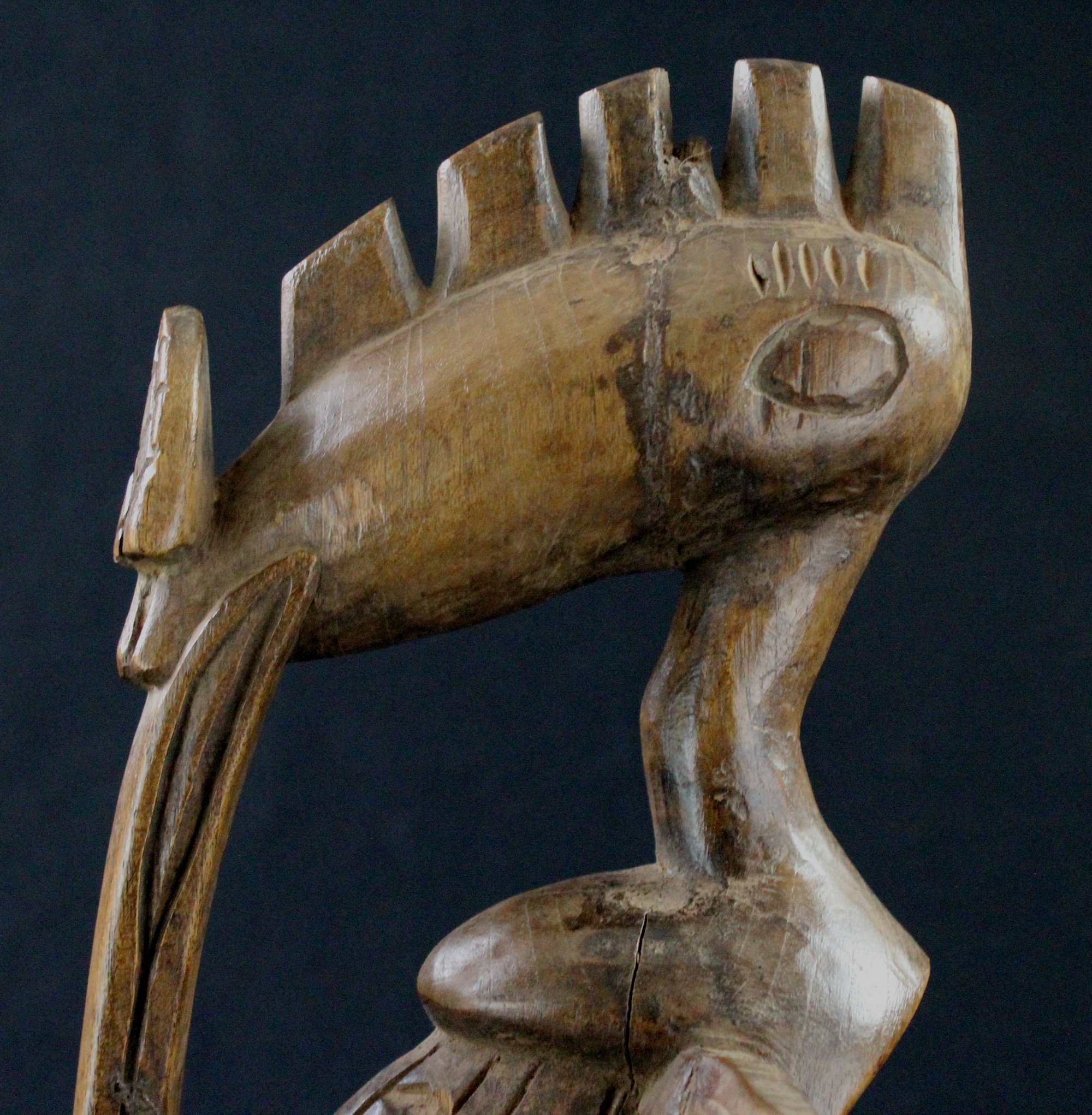 Côte d'Ivoire, Culture Senoufo, Statue d'un Calao - Arts Premiers ...
