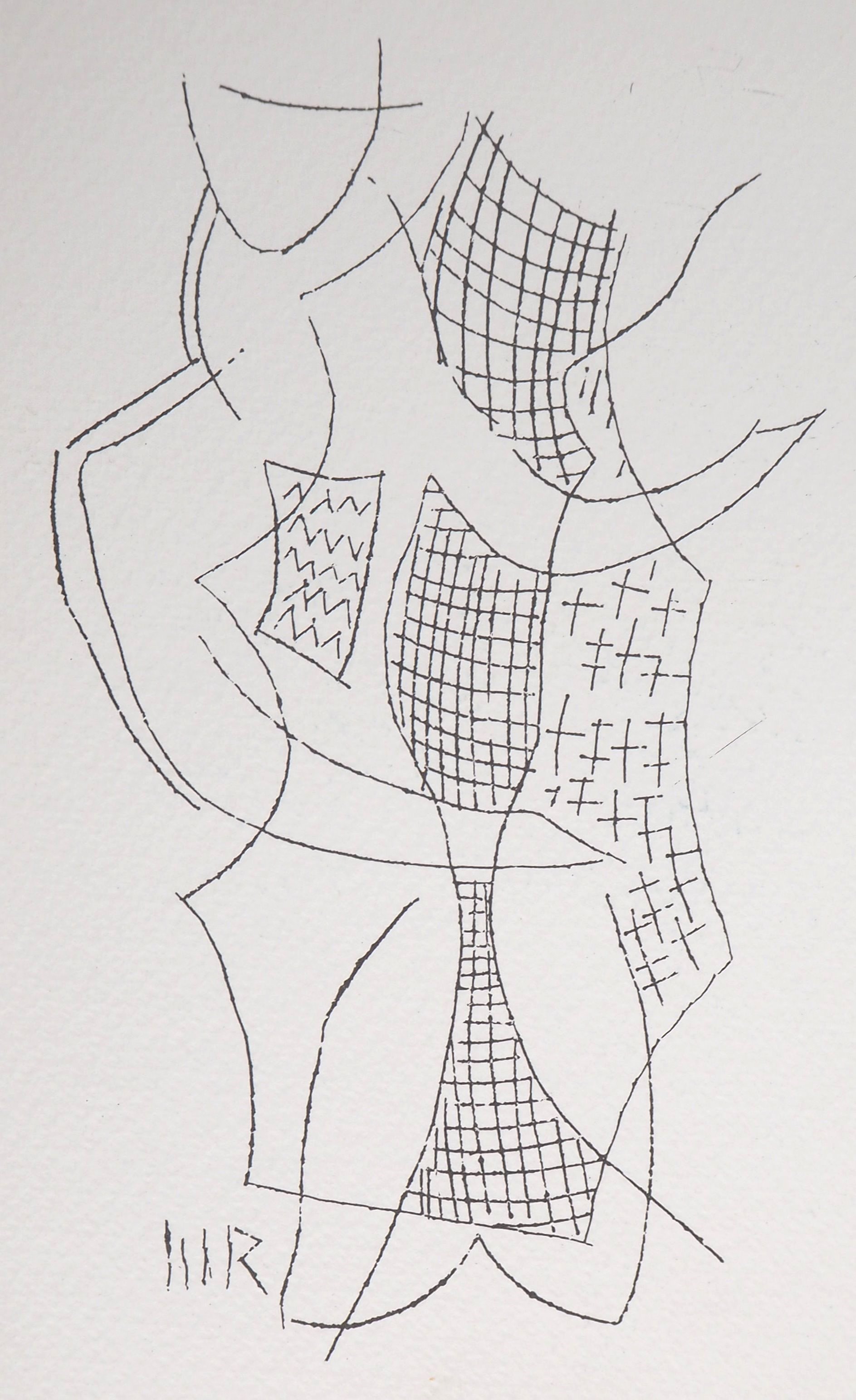 Man RAY : Figure féminine surréaliste, Anne, 1969 - Héliogravure ...