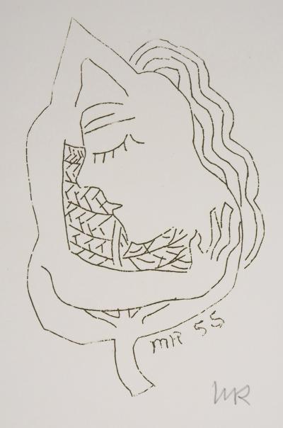 Man RAY : Figure surréaliste, K, 1969 - Gravure originale signée - Art ...