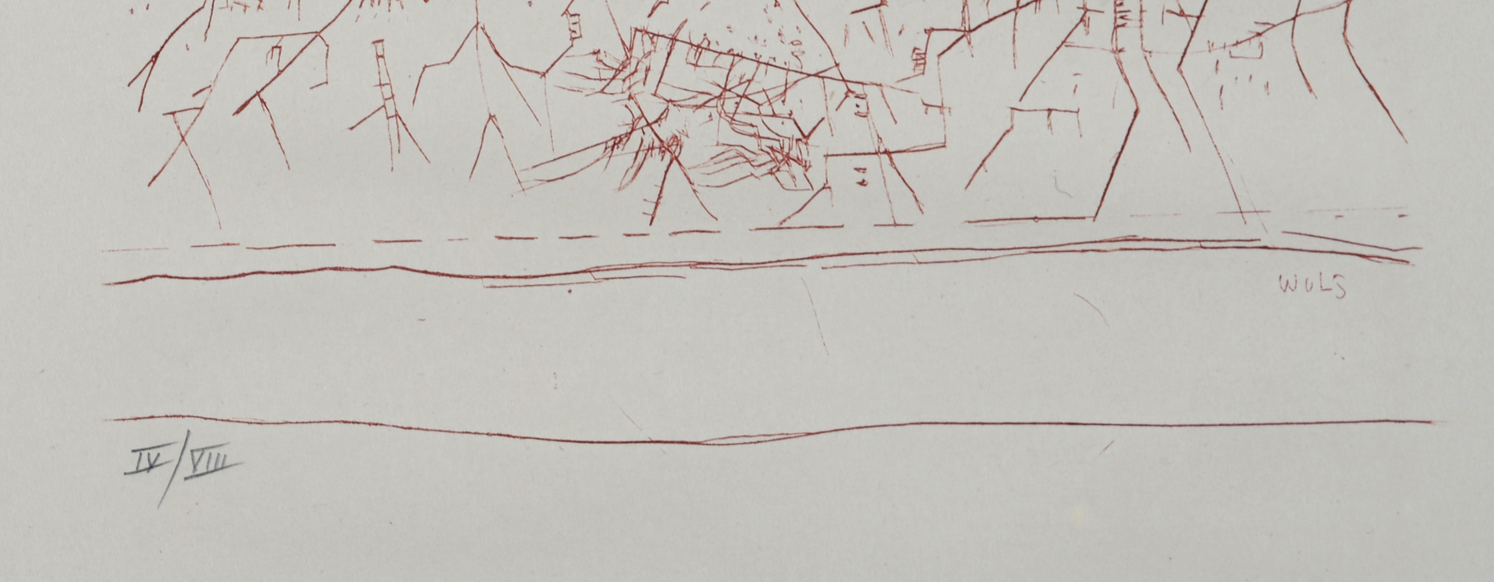 Otto WOLS: Sans titre, 1965 - Lithographie originale - Art Moderne ...