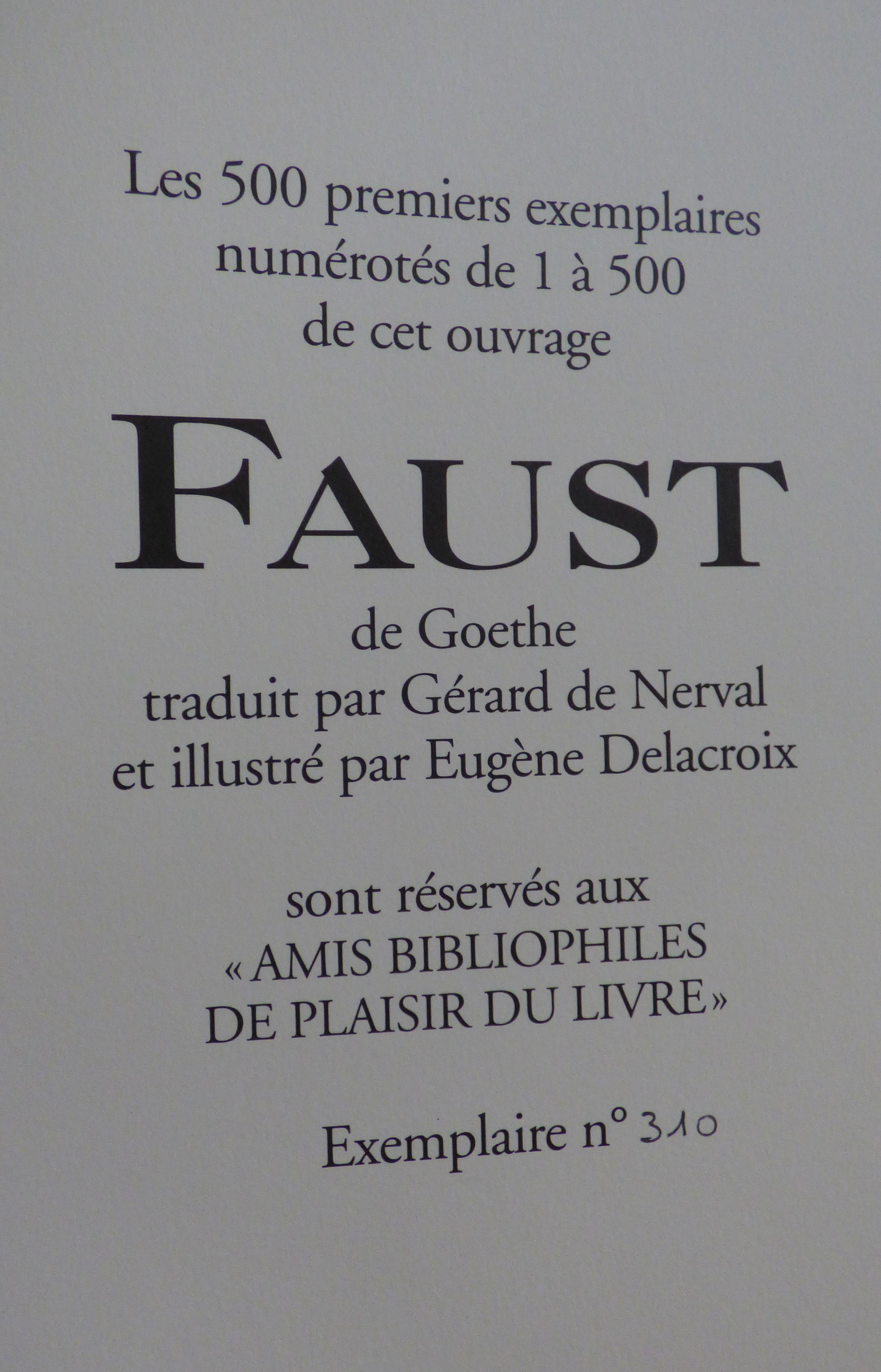 GOETHE, Faust, 1997 Illustrations de Delacroix Editions Diane de ...