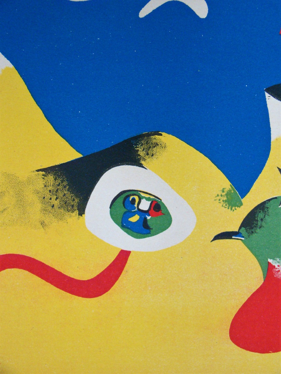 Joan MIRO - Air, 1937 - Lithographie en couleurs - Art Moderne - Plazzart