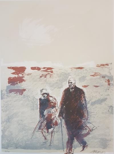 Jacques PECNARD - Charles de Gaulle, 1985 - Originale Lithographie vom ...