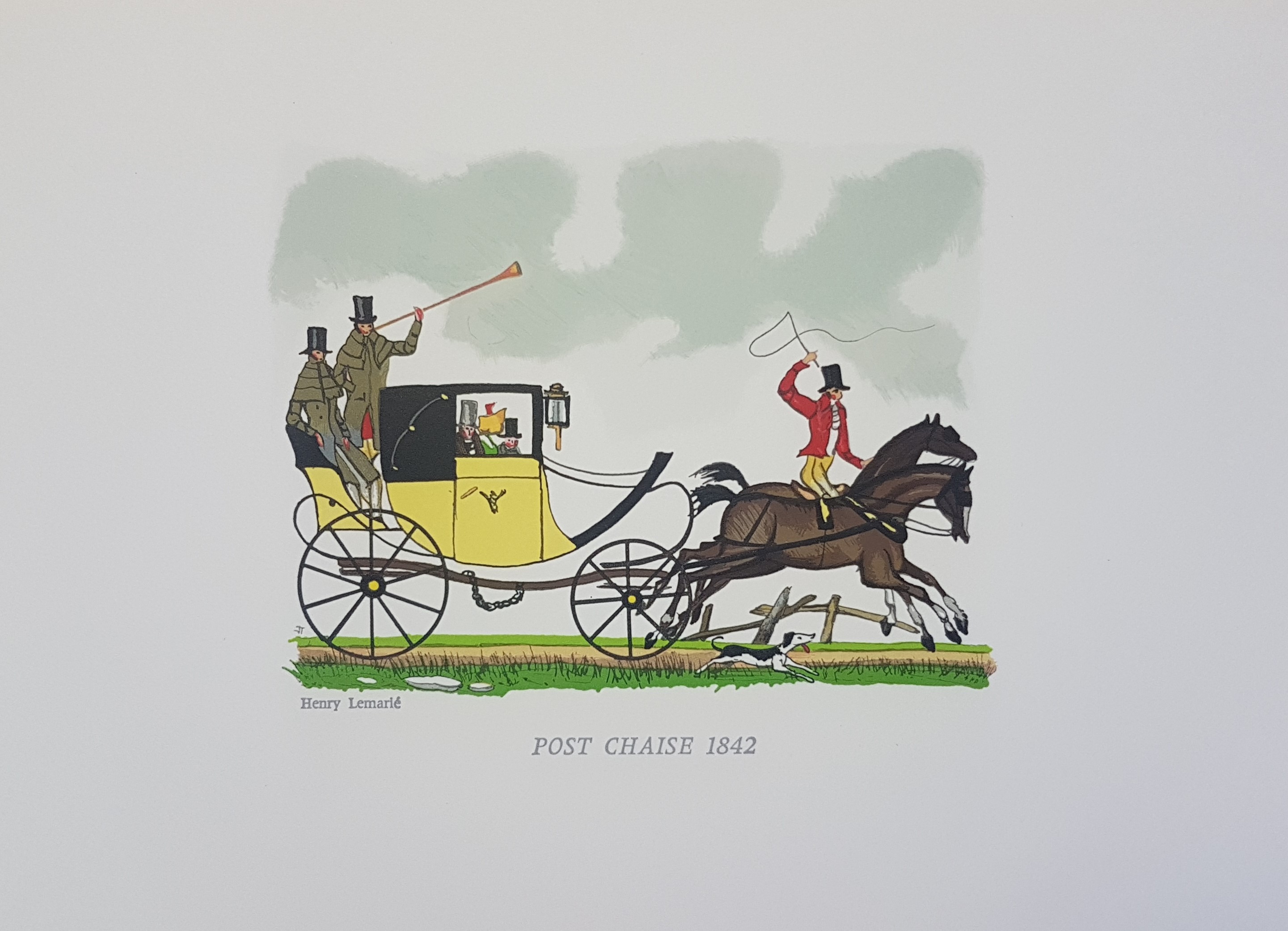 Henry LEMARIE -Poste silla 1842 - Original grabado en madera - Arte ...