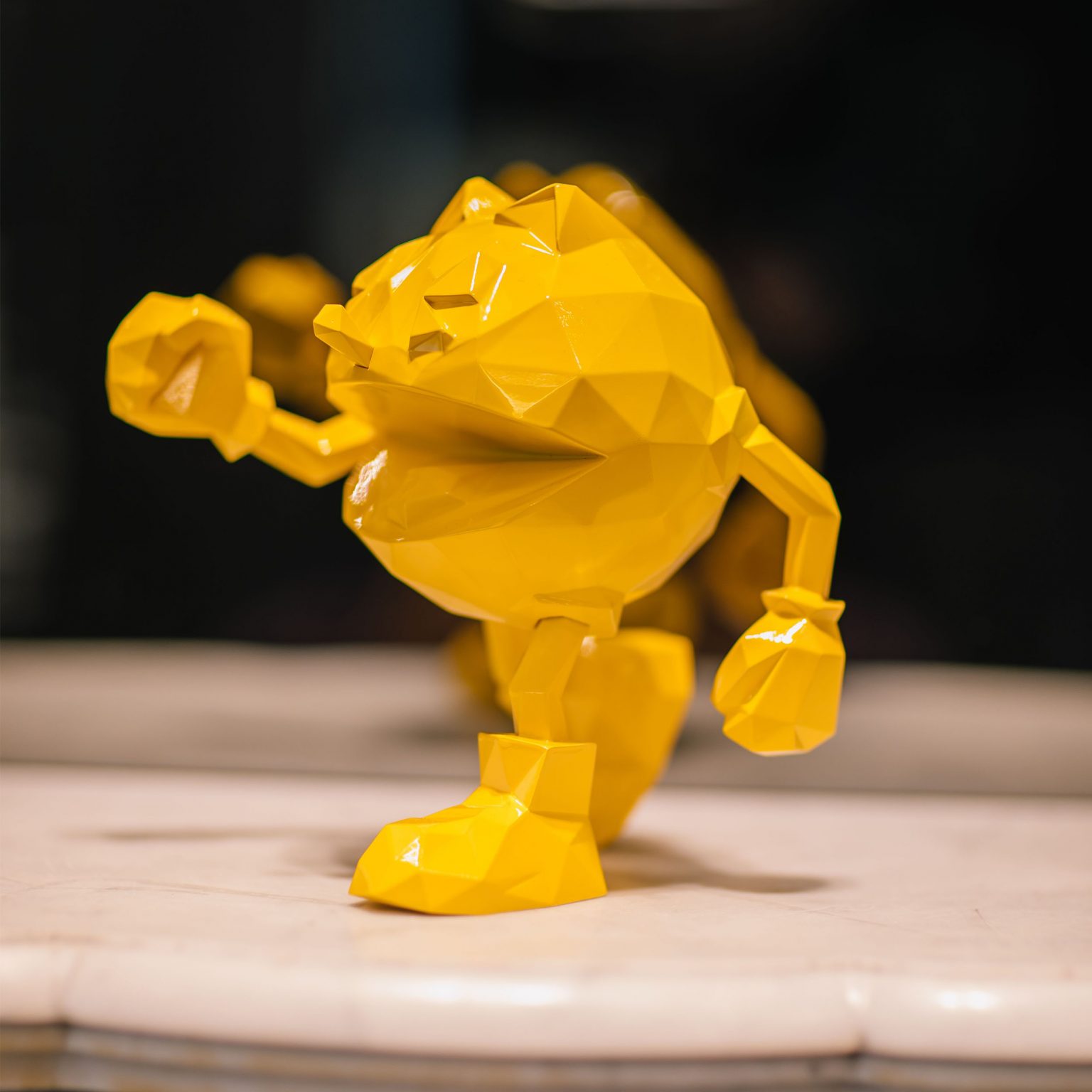 Richard ORLINSKI : Pac Man Jaune - Sculpture - Art contemporain - Plazzart