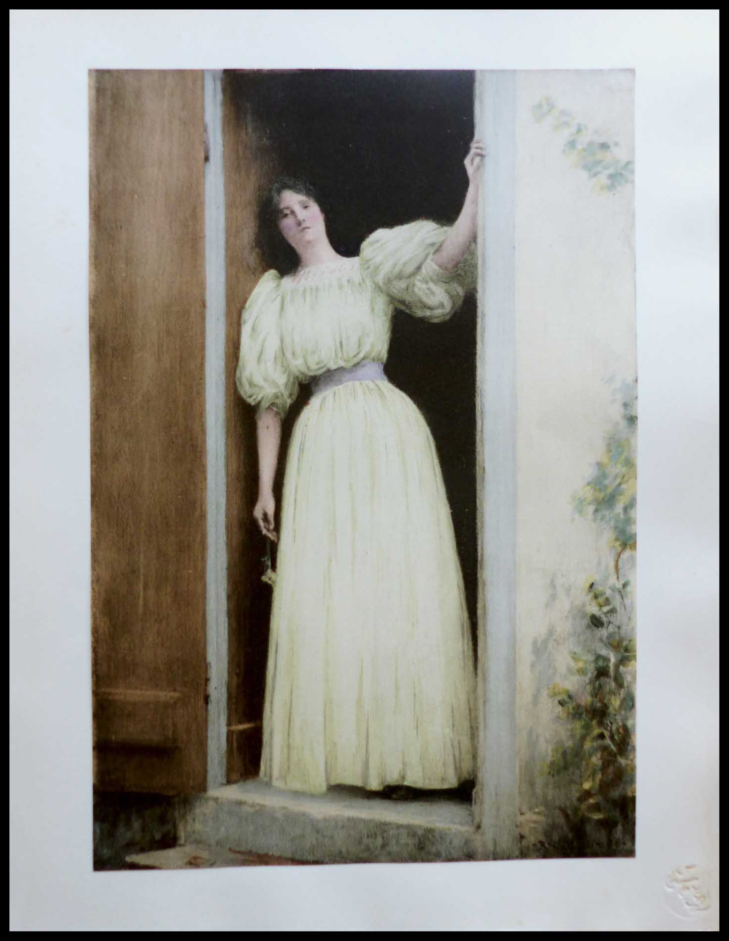 Raphaël COLLIN - Die Abfahrt, 1899 - Originallithographie - Moderne ...