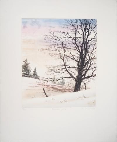 Darrell DUCHENE - Première galée, 1986 - Gravure originale signée - Art ...