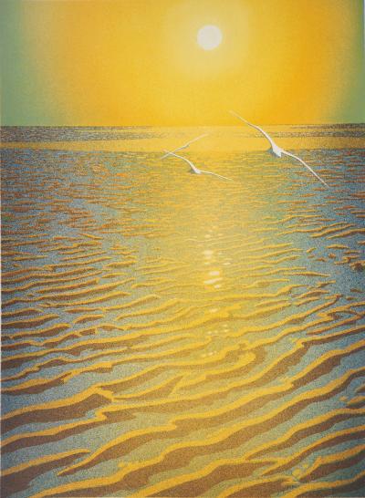 Daniel SCIORA : Soleil couchant - Lithographie originale signée - Art ...