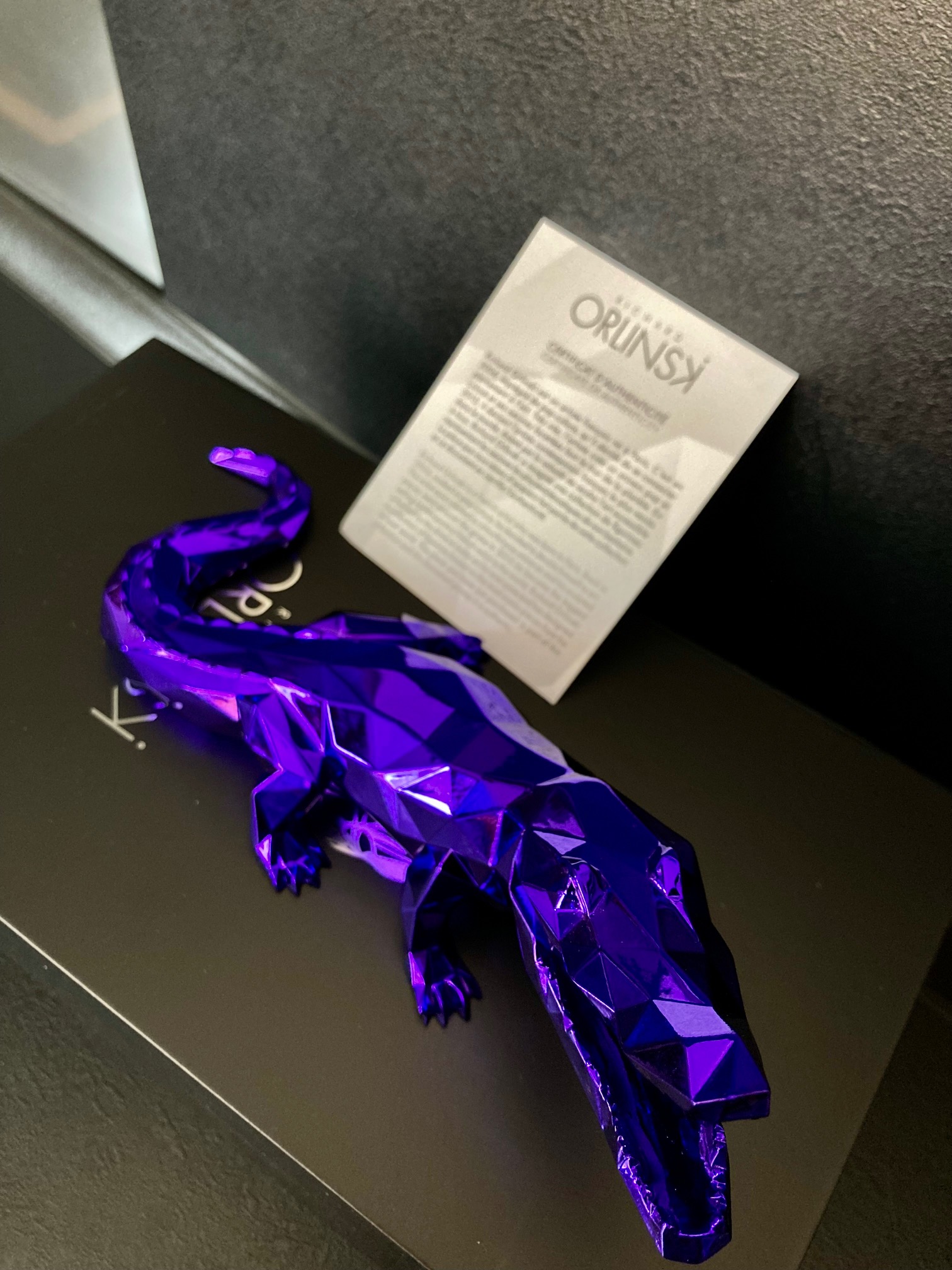 Richard ORLINSKI - Croco Spirit (lila Edition) - Skulptur ...