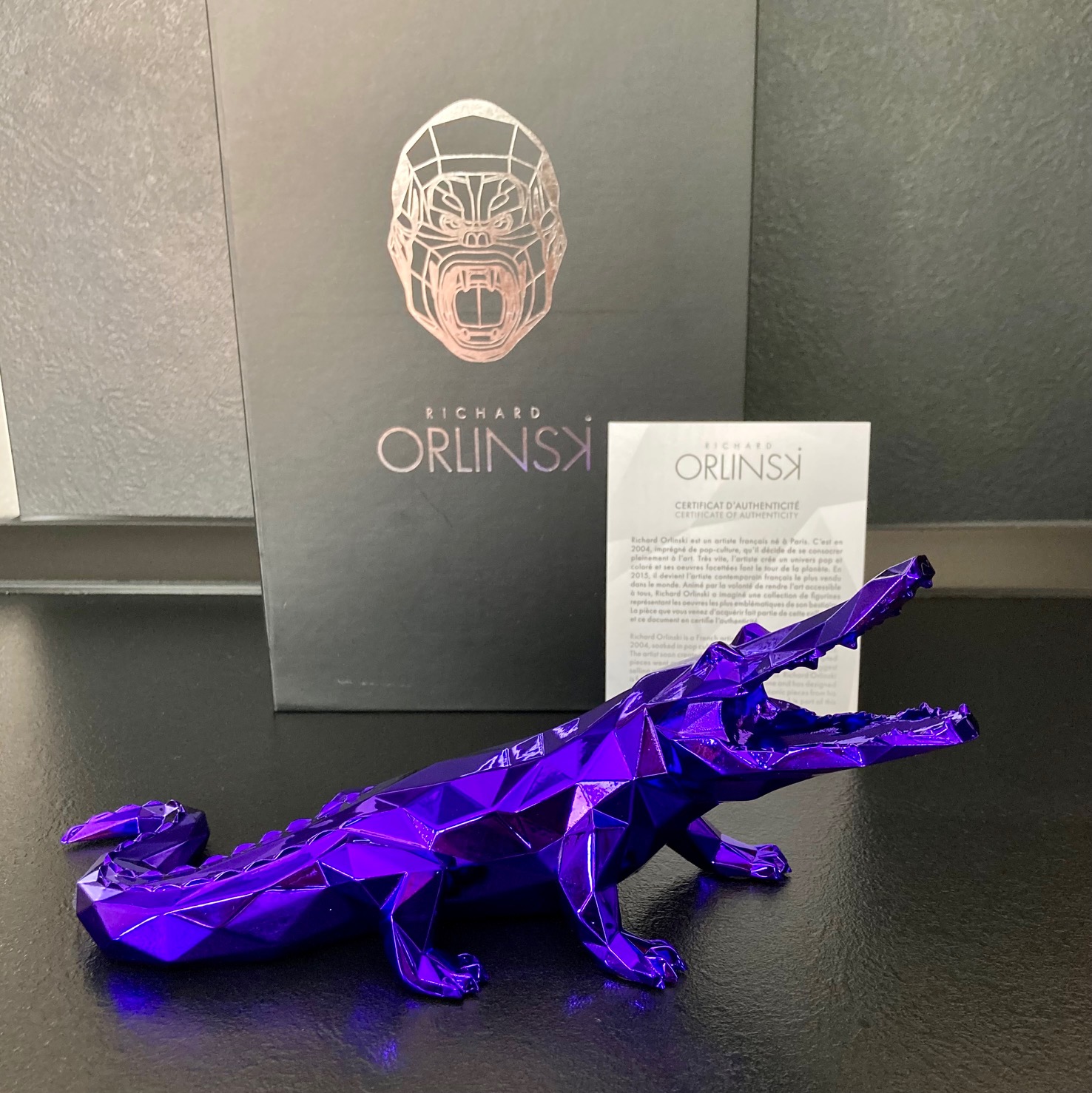 Richard ORLINSKI - Croco Spirit (lila Edition) - Skulptur ...
