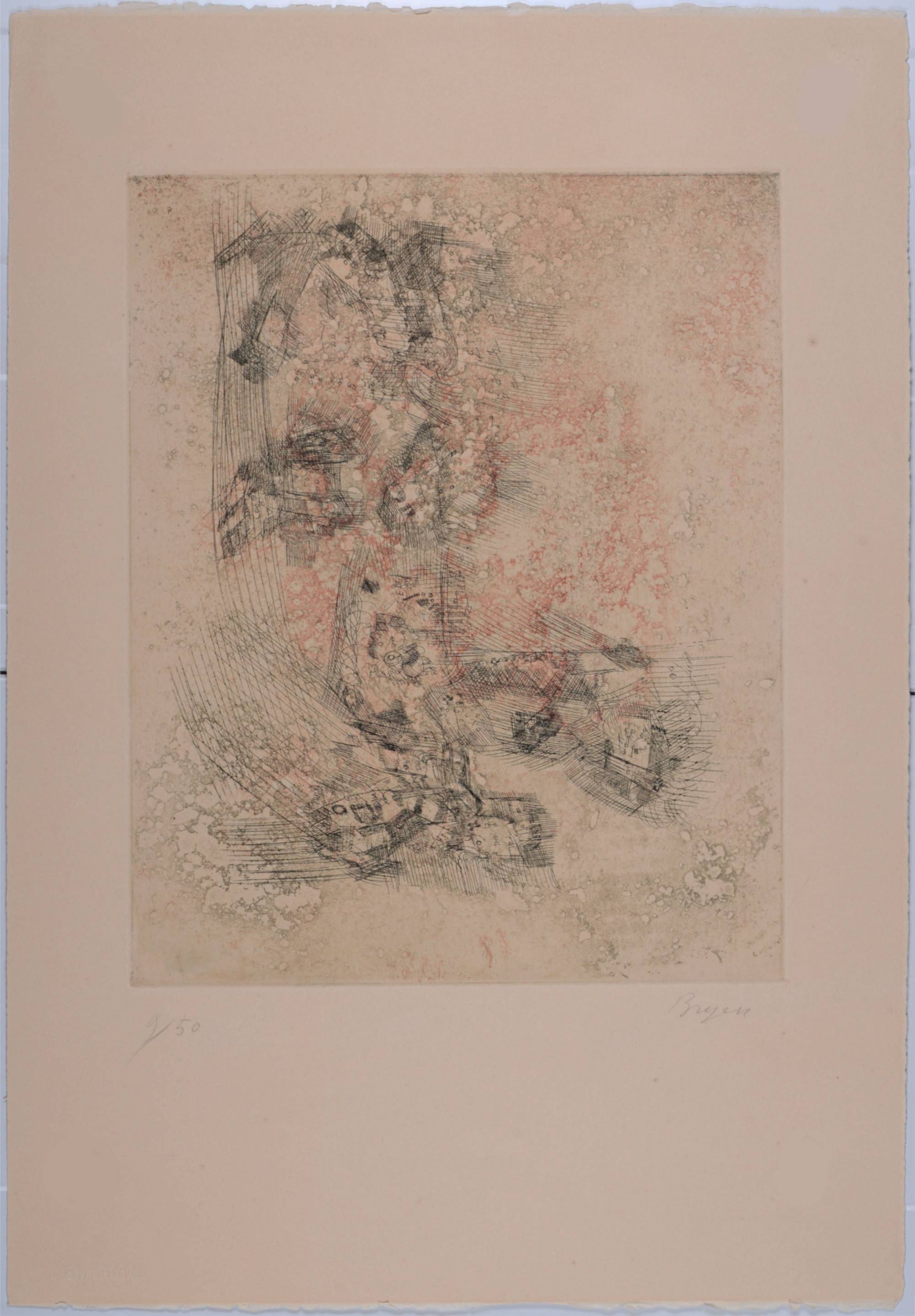 Camille BRYEN - Composición, 1967 - Grabado original firmado - Arte ...