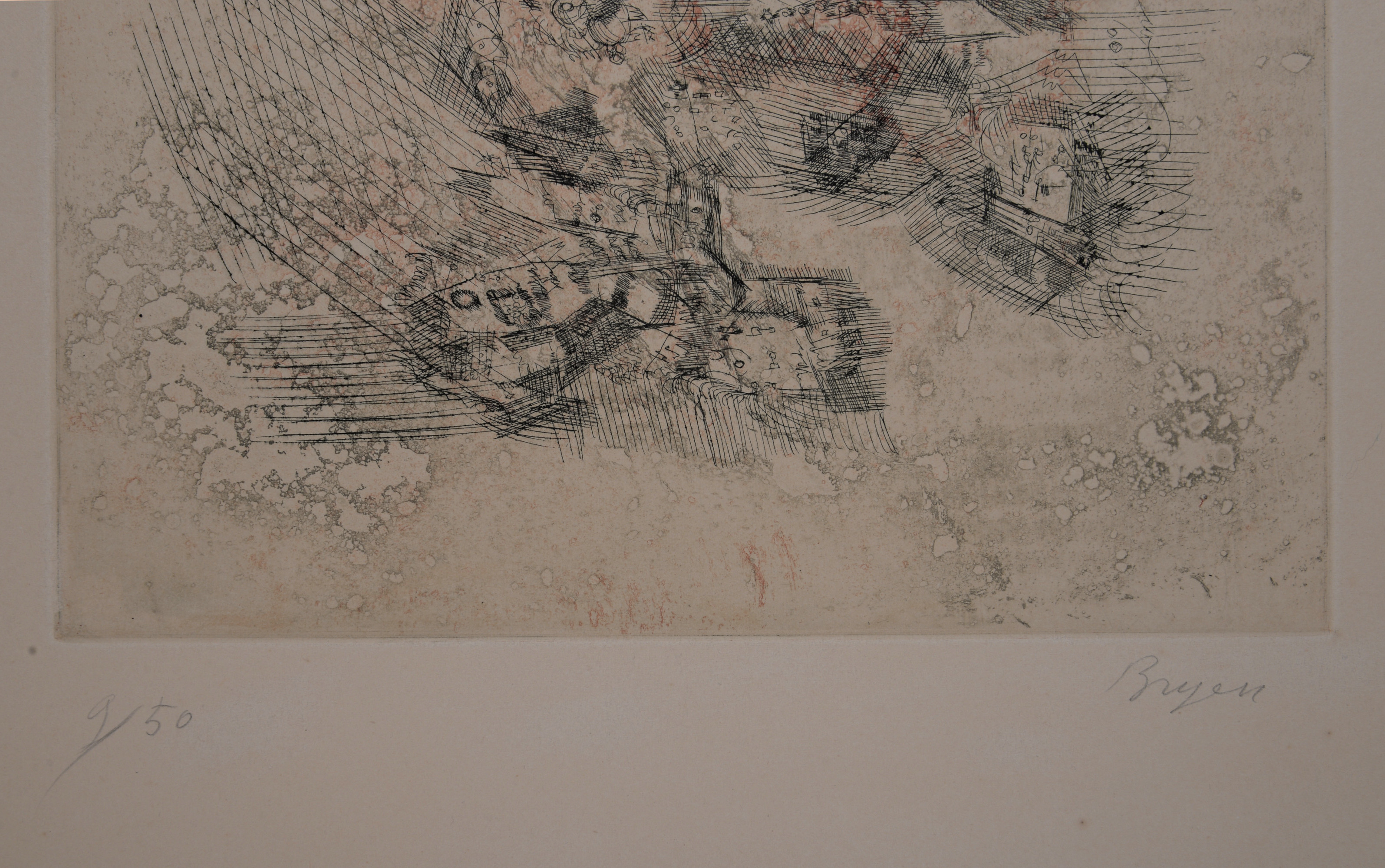 Camille BRYEN - Composición, 1967 - Grabado original firmado - Arte ...