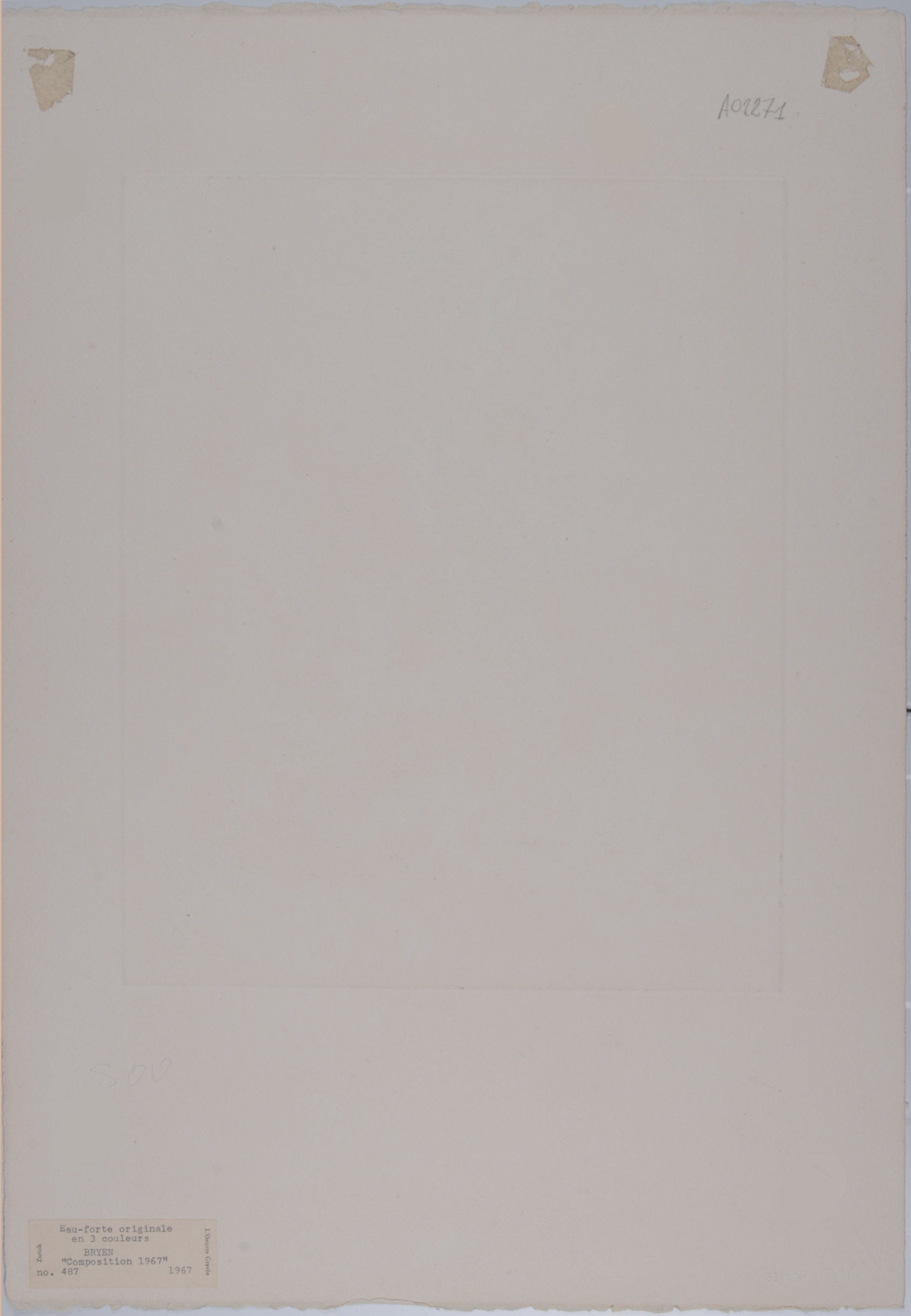 Camille BRYEN - Composición, 1967 - Grabado original firmado - Arte ...