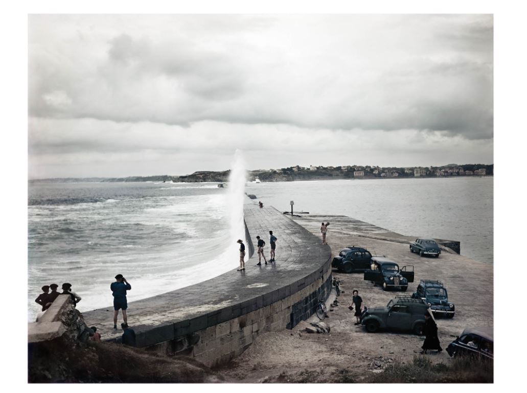 Robert CAPA - Jetty. Biarritz, France, 1951 - Poster - Photography ...