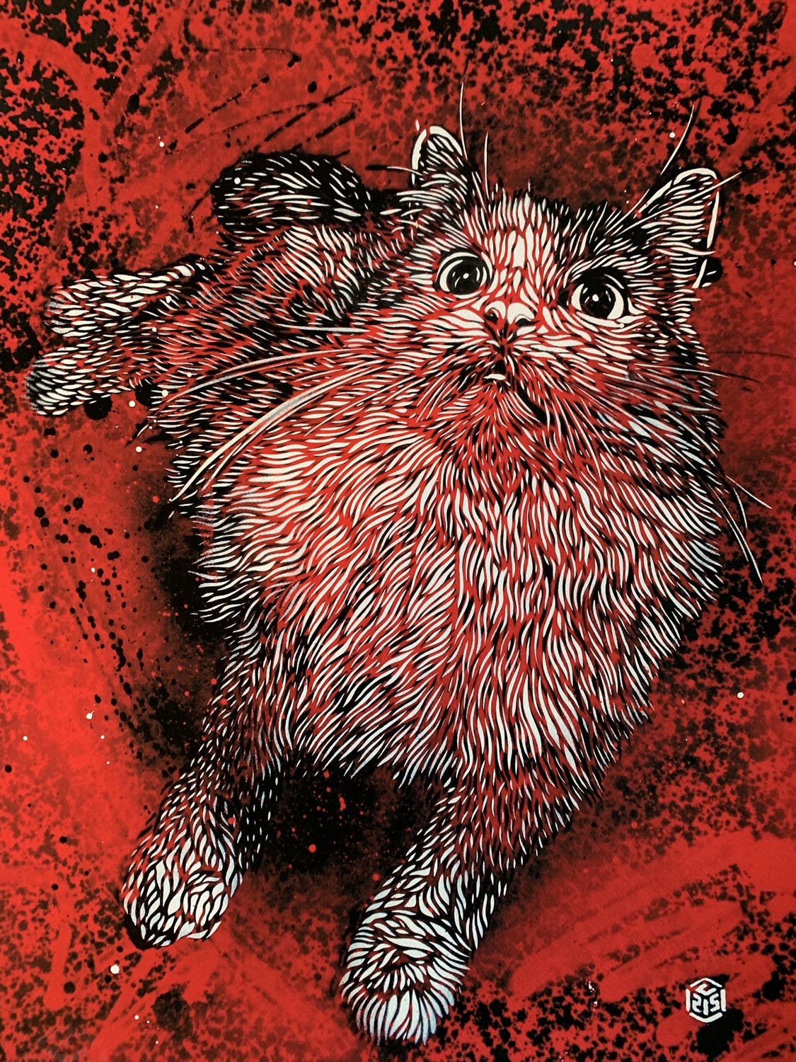 C215 – Pristi XL, 2021 – Impression digitale signée au crayon - Street Art - Plazzart