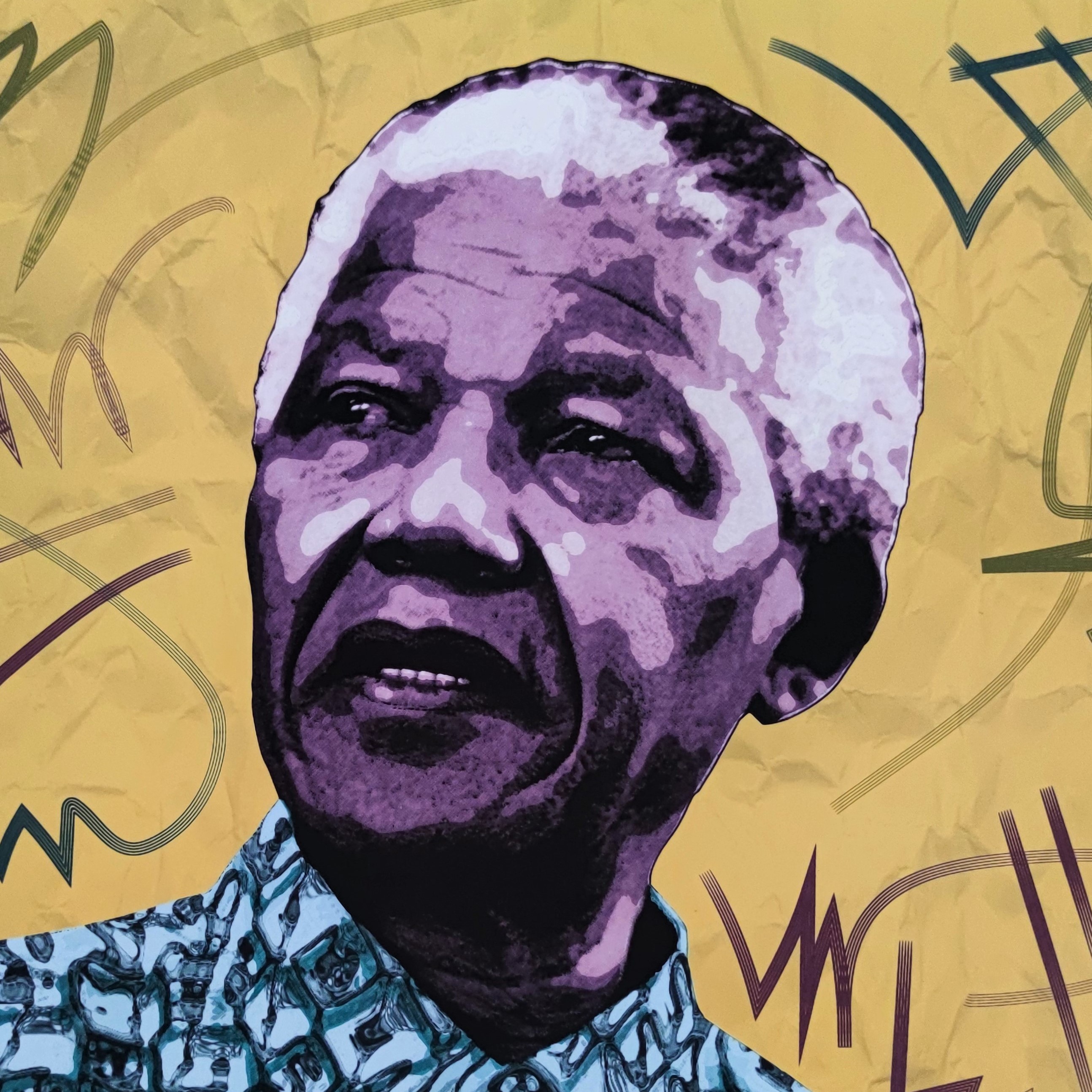 DED2008 - NEVER FORGET Nelson Mandela # 5, 2021 - Print signed in ...