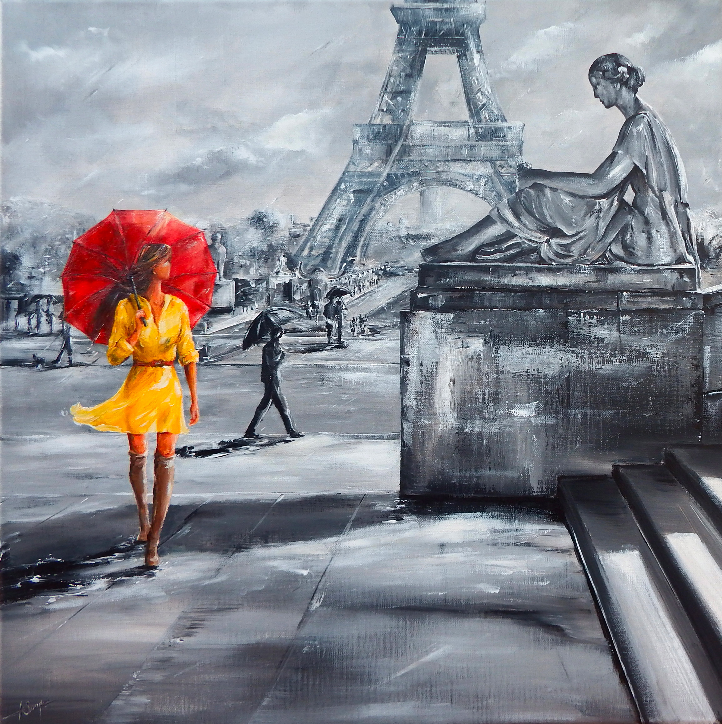 Marie-Laure SOUQ - Wink to the goddess of spring (Trocadéro - Paris ...