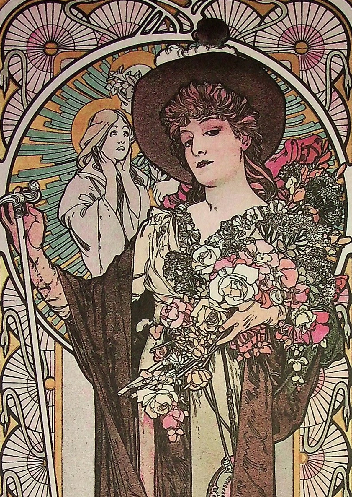 Alphonse MUCHA (D'après) - Sarah Bernhardt : La Tosca ...