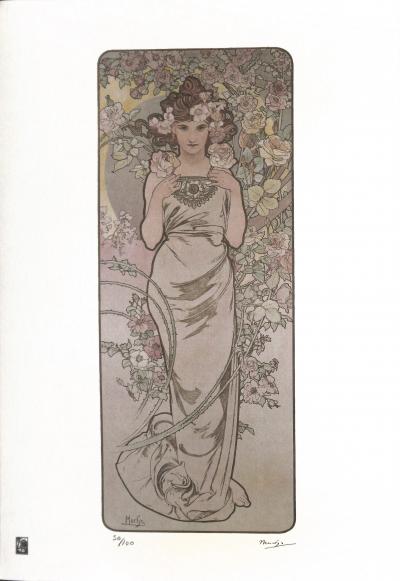 Alphonse Mucha Rose