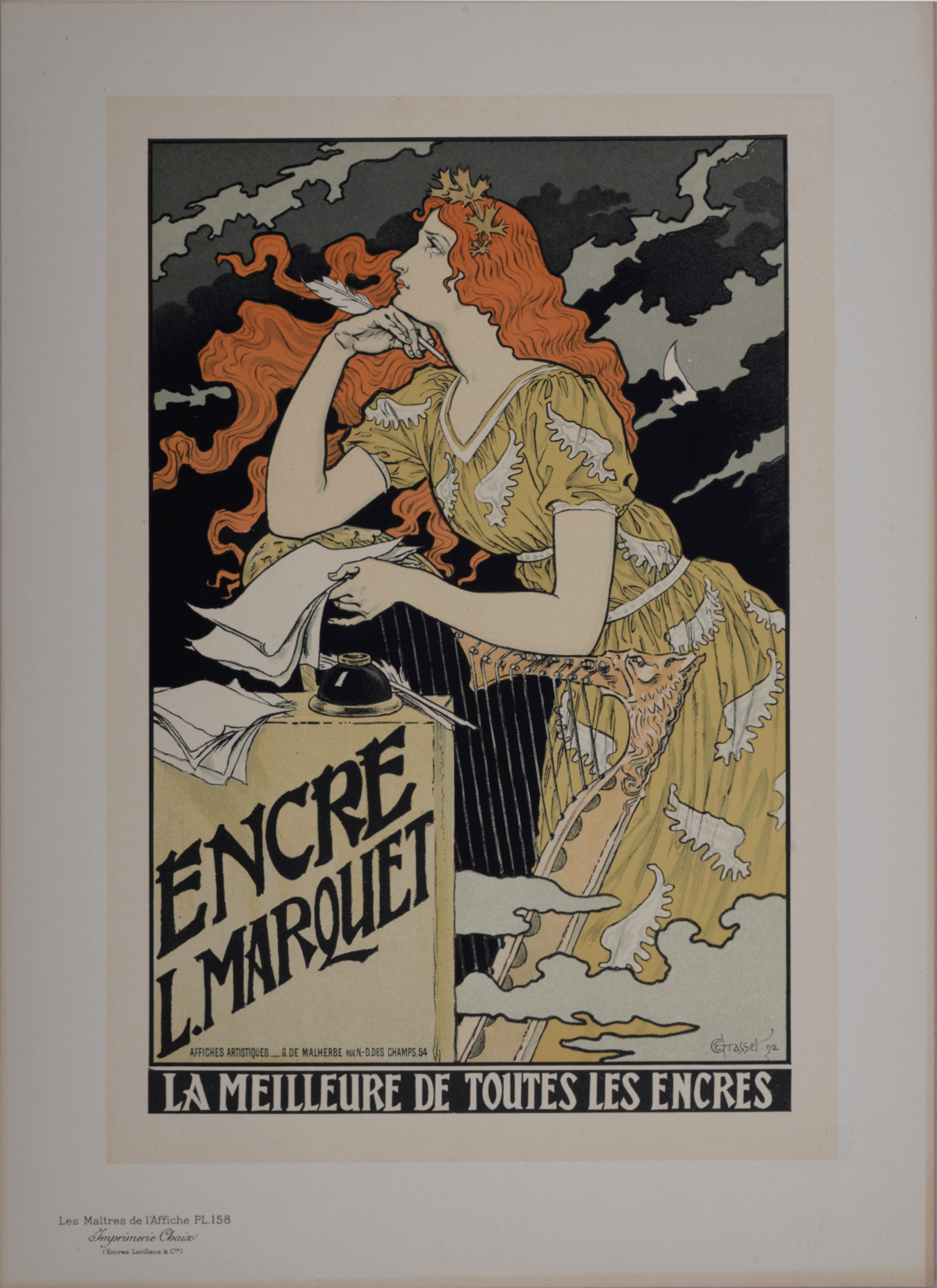Eugène GRASSET - Les Maîtres de l'Affiche : Encre L. Marquet, 1899 ...