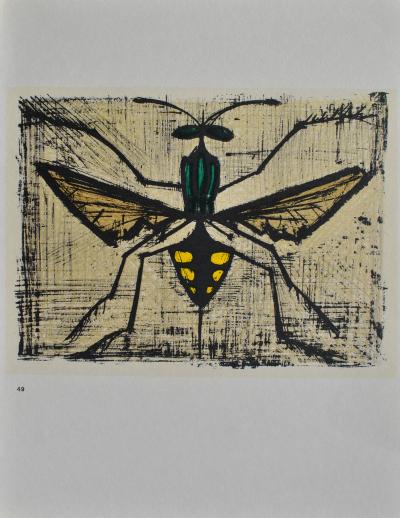 Bernard BUFFET (d'après) : Les insectes, 1967 - 10 Lithographies - Art ...