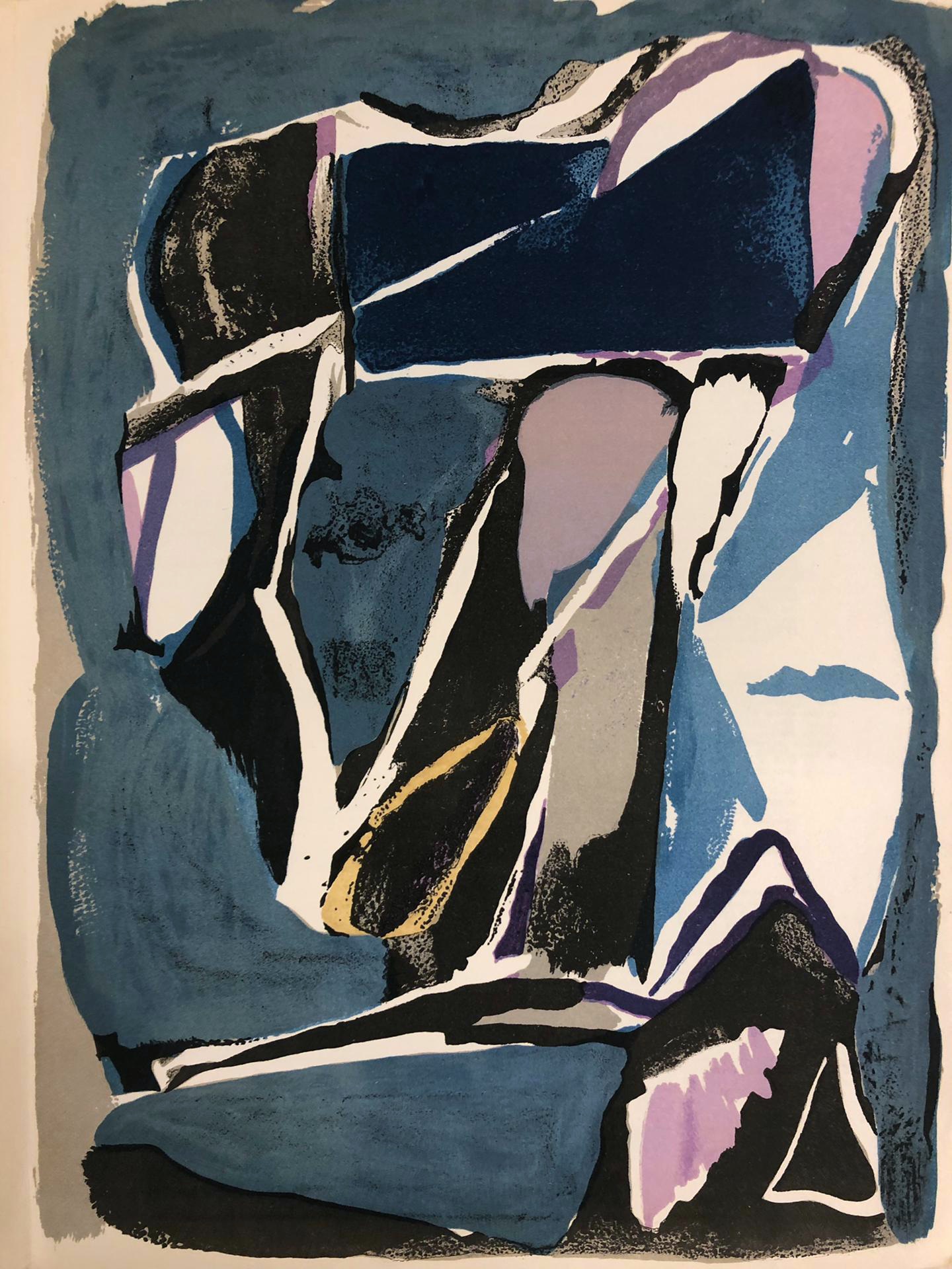 Bram VAN VELDE - Composition, 1952 - Lithographie originale | Barnebys