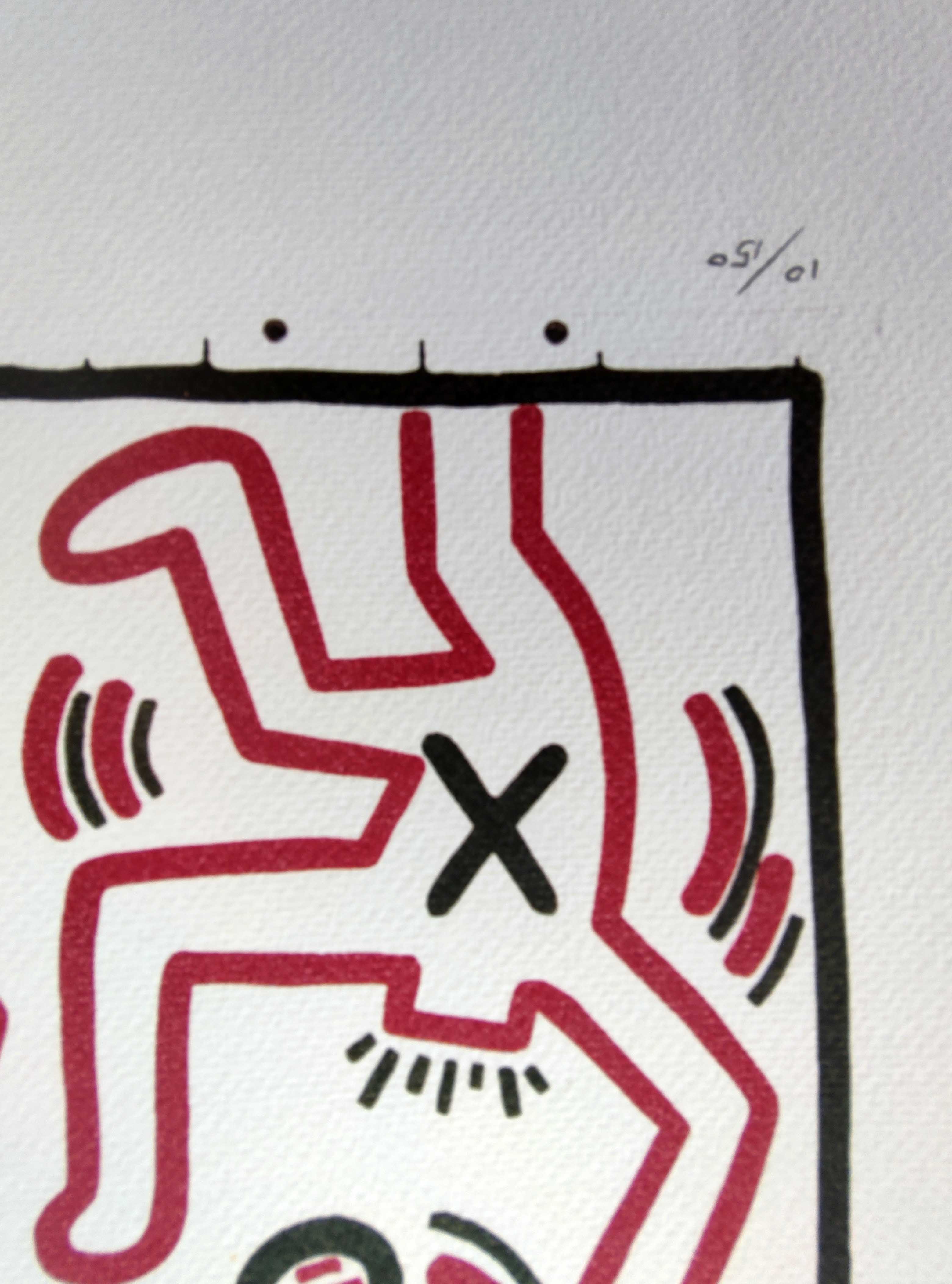 Keith HARING (d'après) - Sans titre - Sérigraphie - Street Art - Plazzart